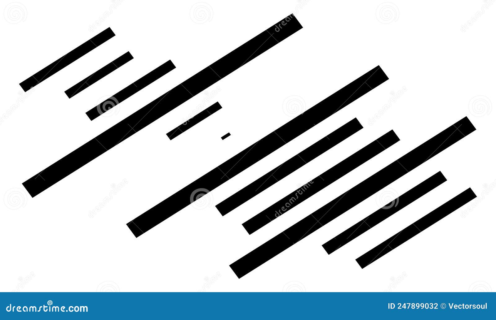 Random Lines, Stripes Streak Element Stock Vector - Illustration of ...