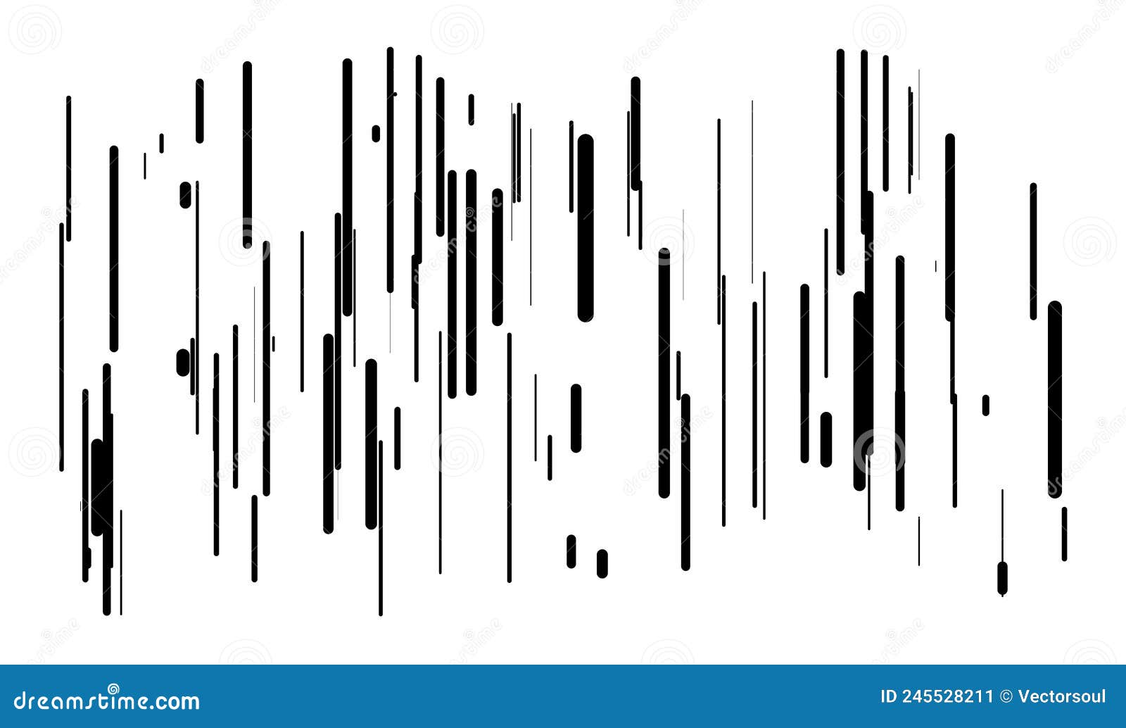 Random Lines, Stripes Vector Illustration Stock Vector - Illustration ...