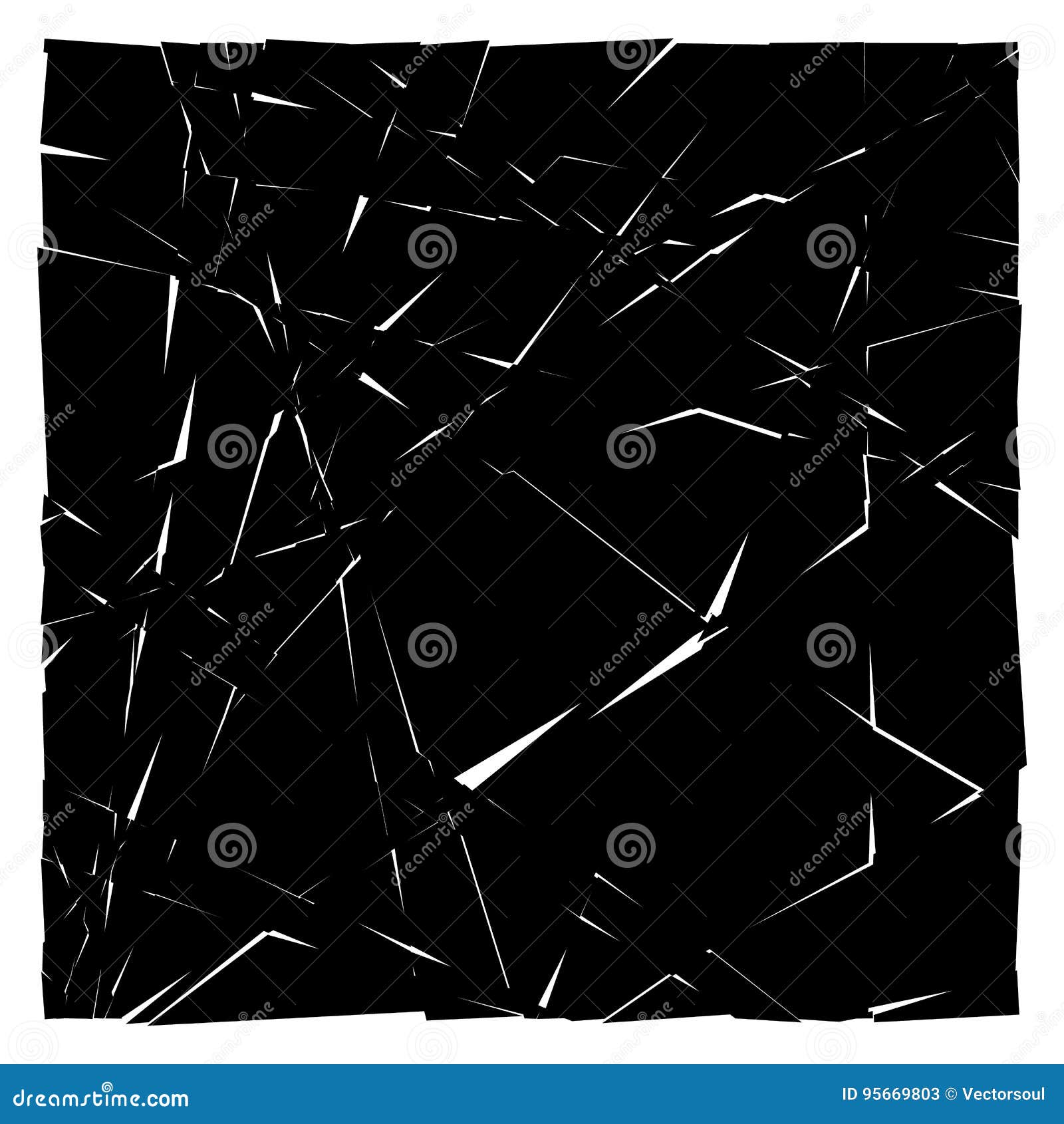 Random Mosaic. Irregular Cobblestone Geometric Pattern Stock Vector ...