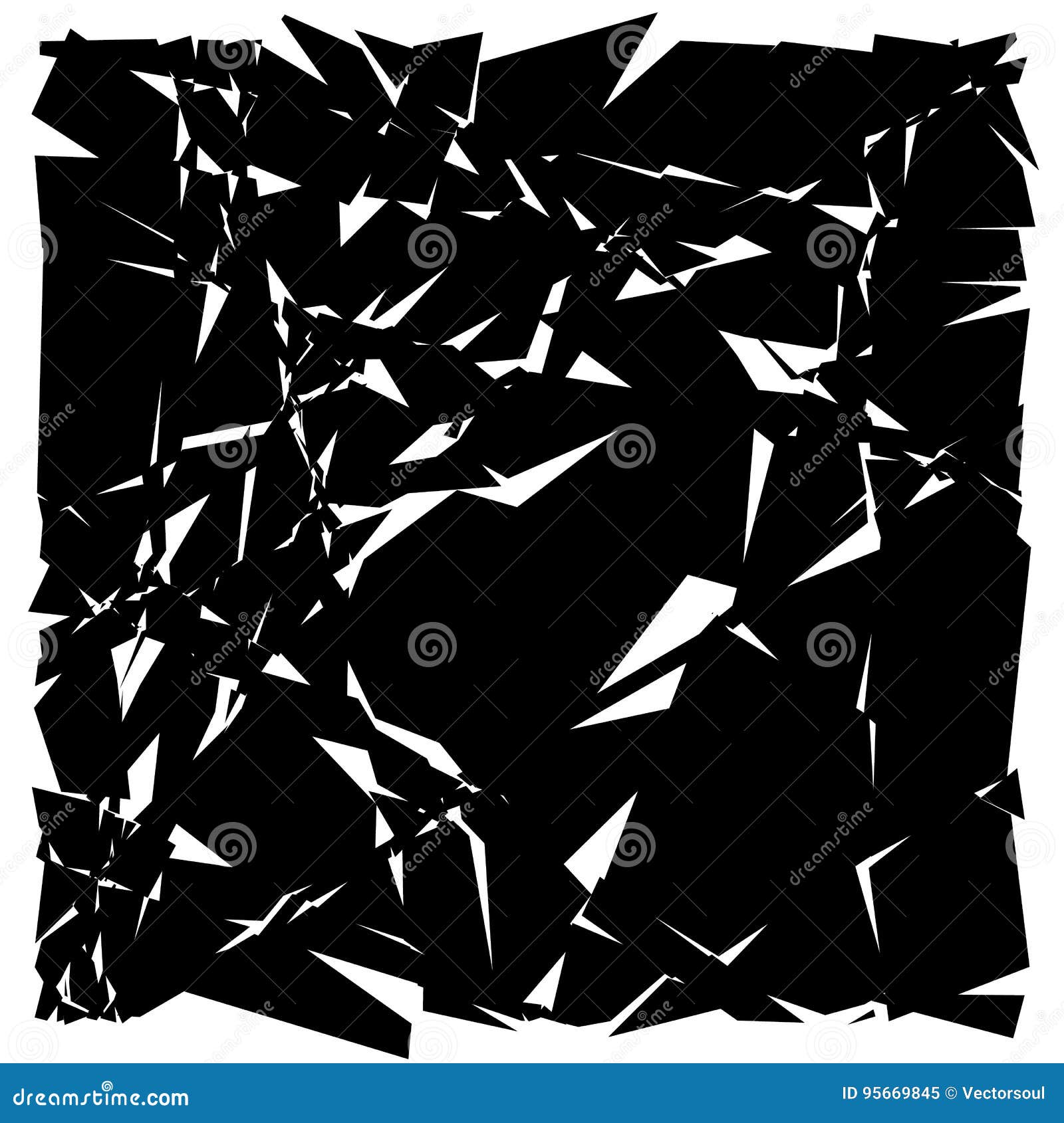 Random Mosaic. Irregular Cobblestone Geometric Pattern Stock Vector ...