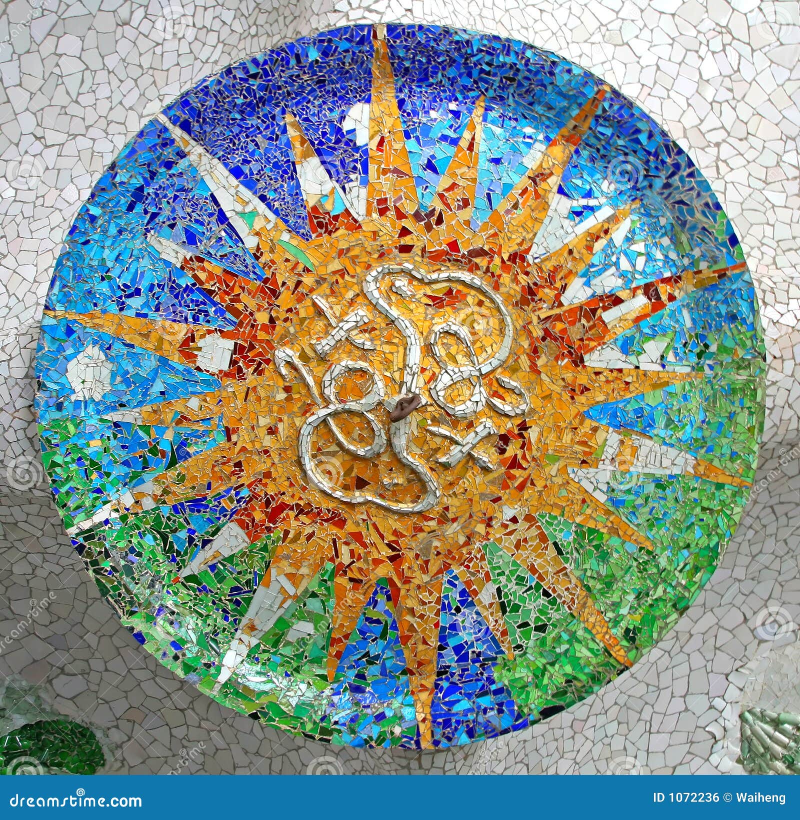 Random Mosaic Pattern stock photo. Image of flower, design - 1072236