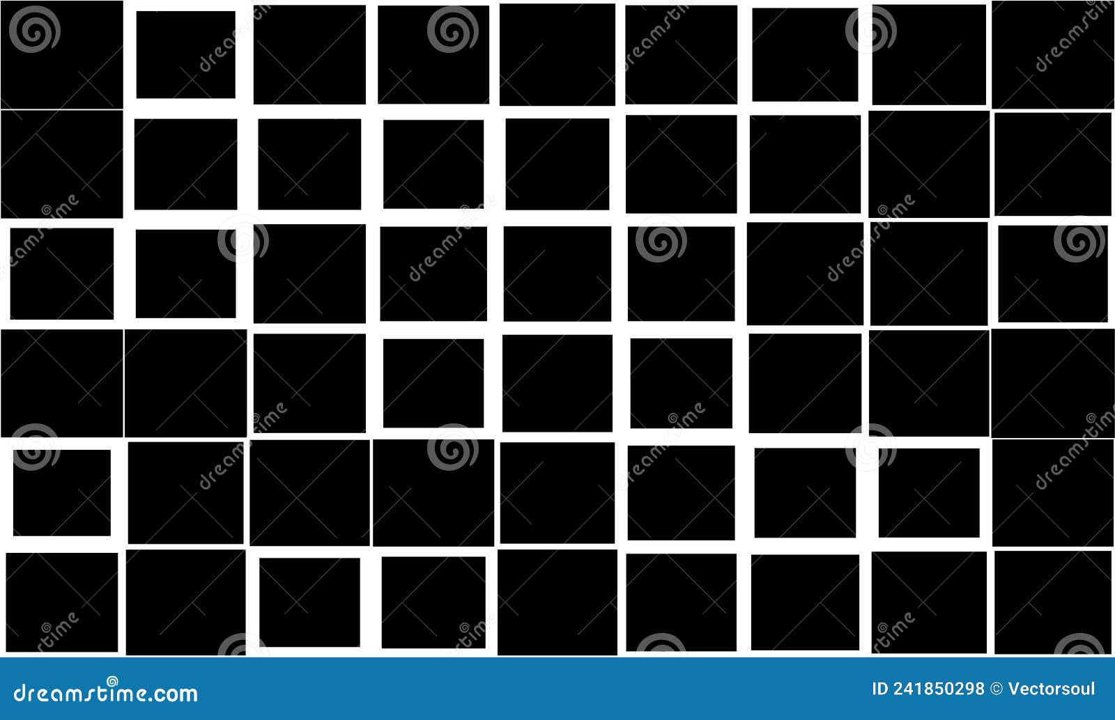 Random Mosaic Square Tiles Seamless, Repeatable Cubism Pattern, Texture ...