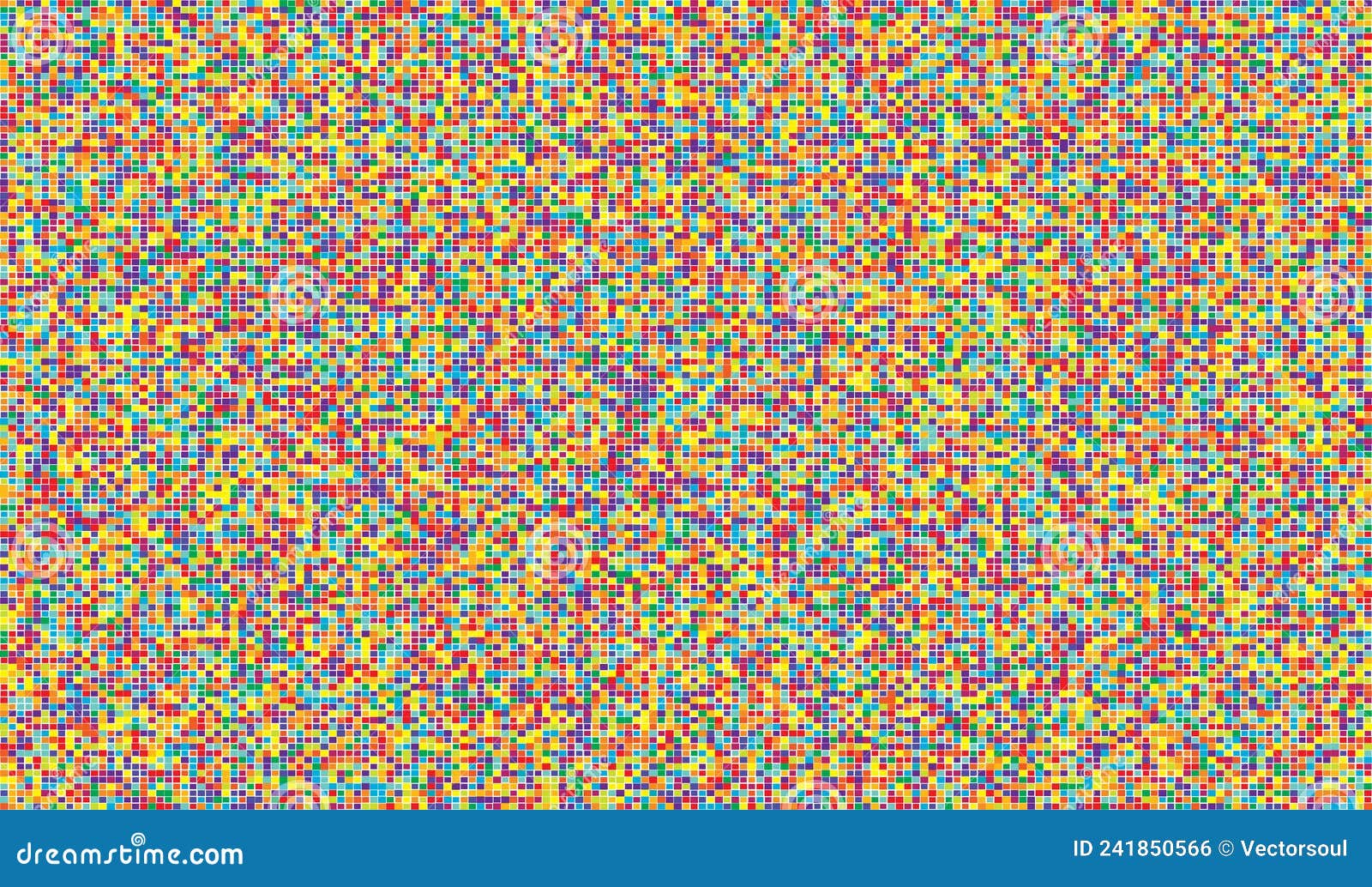 Random Mosaic Square Tiles Seamless, Repeatable Cubism Pattern, Texture ...