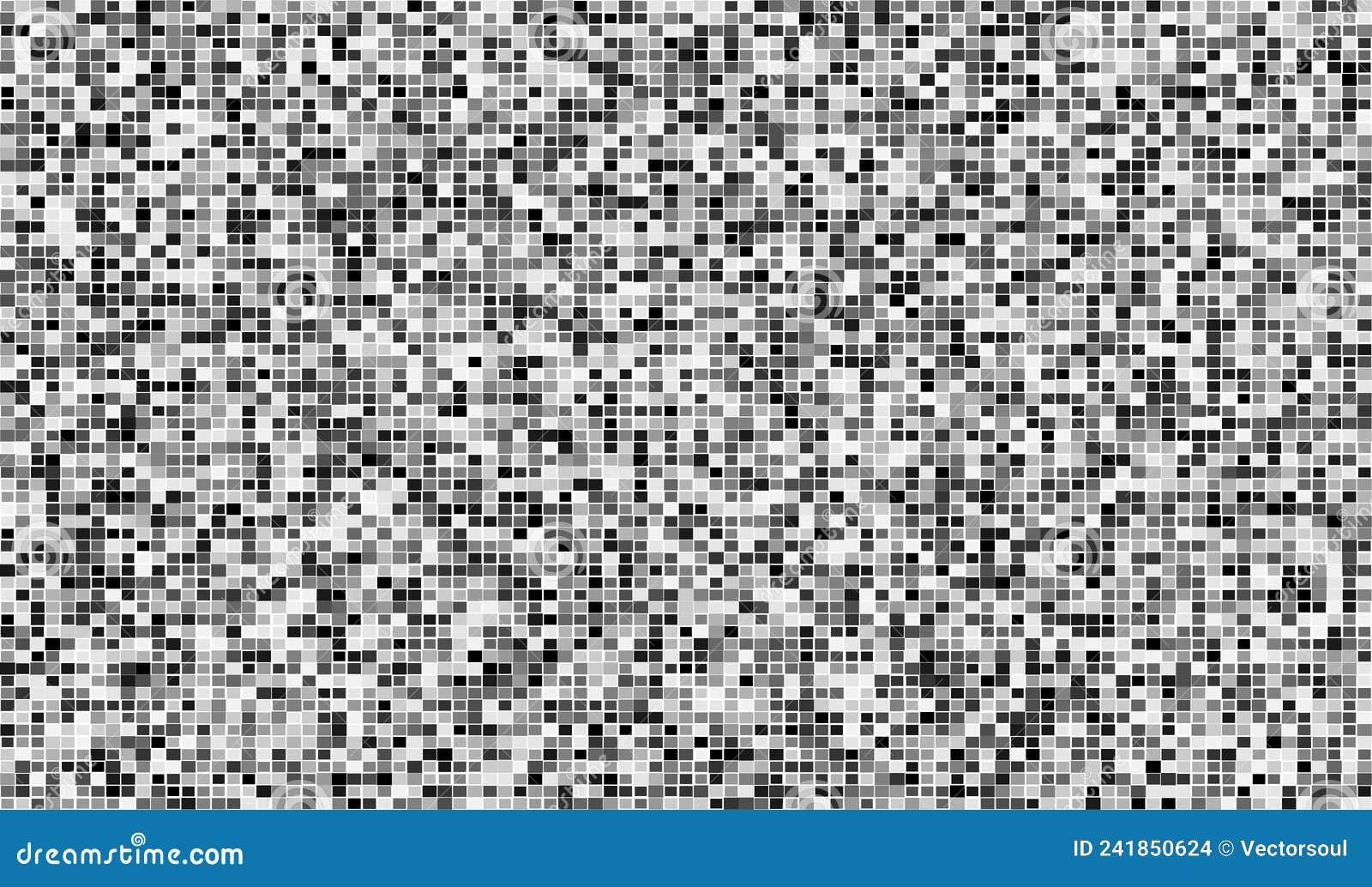 Random Mosaic Square Tiles Seamless, Repeatable Cubism Pattern, Texture ...