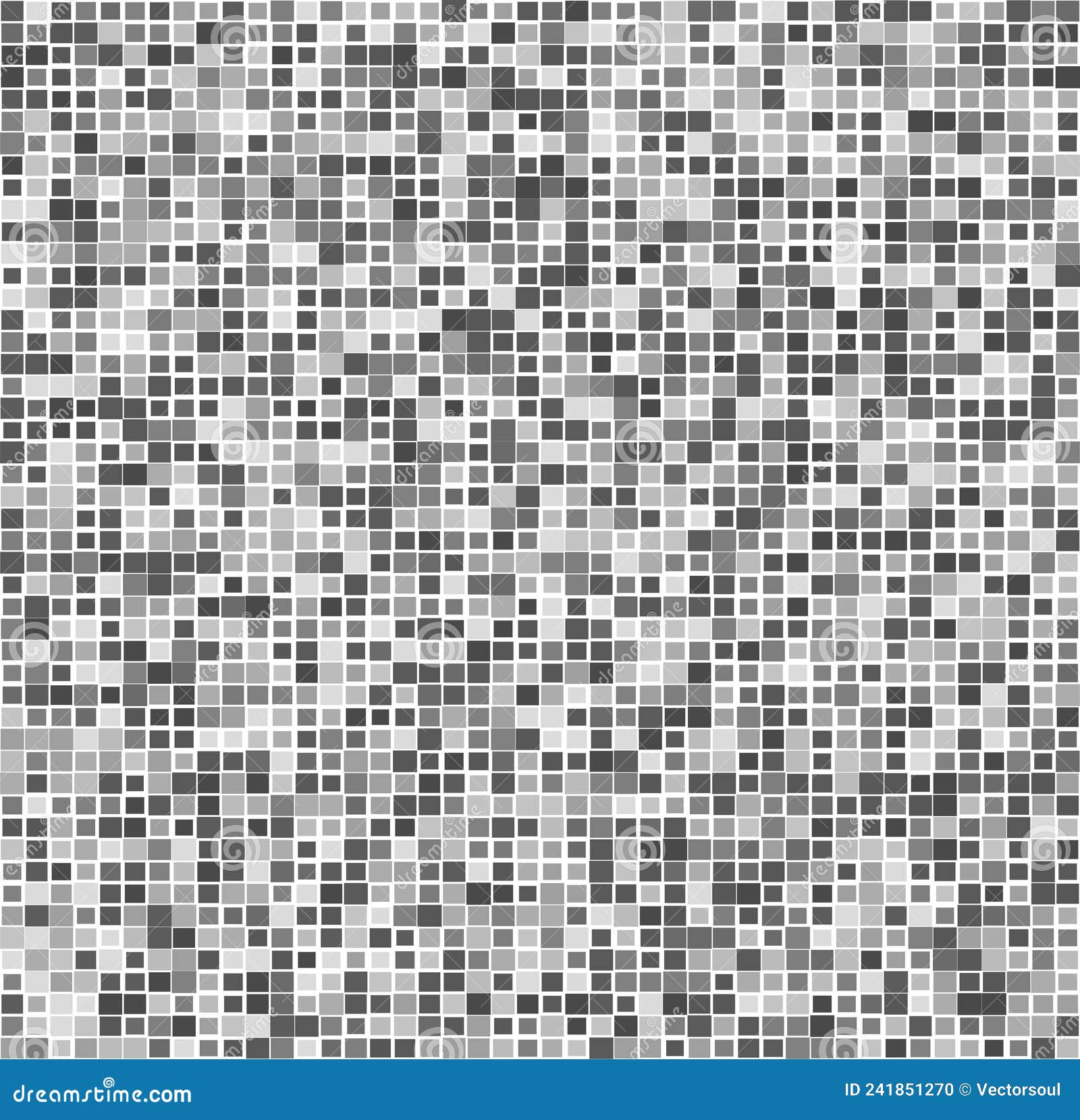 Random Mosaic Square Tiles Seamless, Repeatable Cubism Pattern, Texture ...