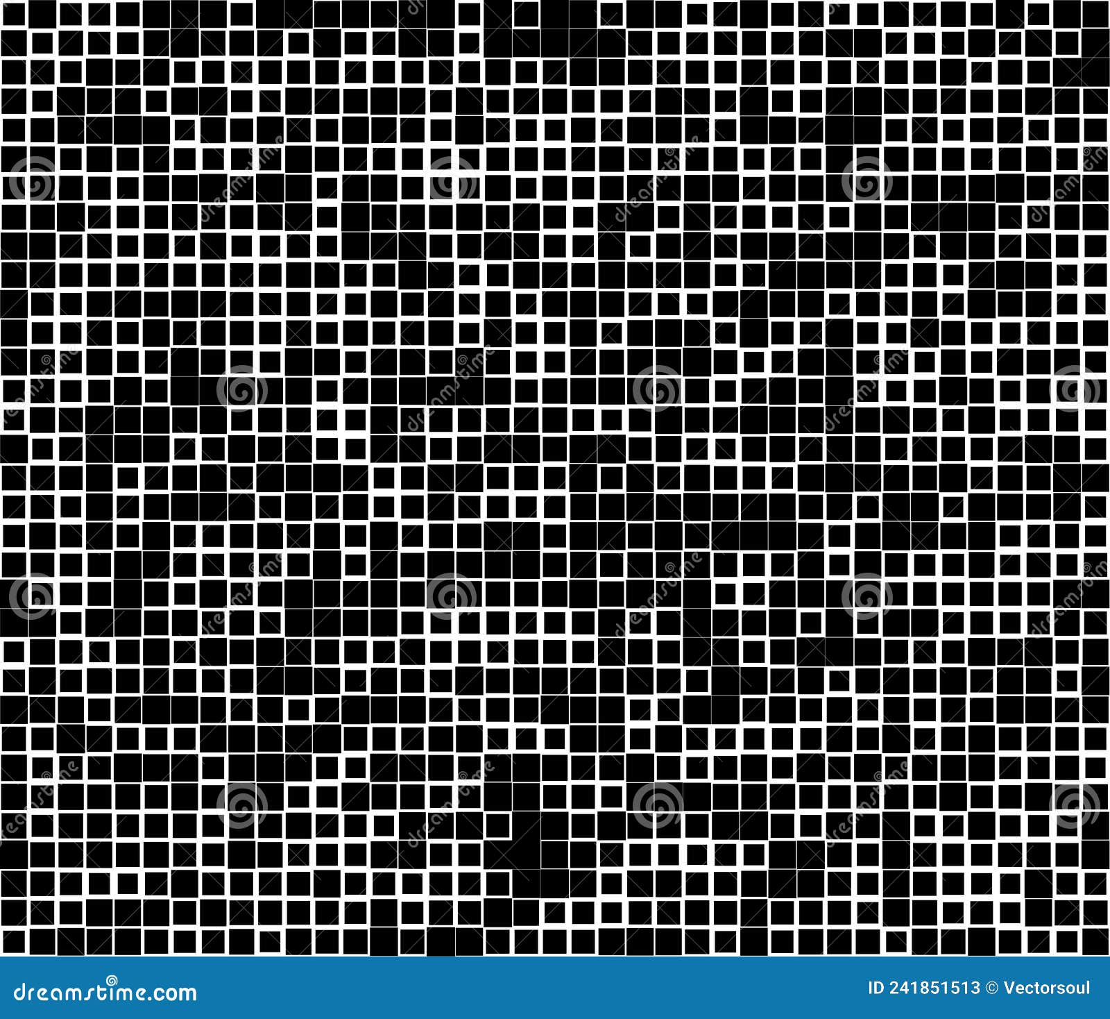 Random Mosaic Square Tiles Seamless, Repeatable Cubism Pattern, Texture ...