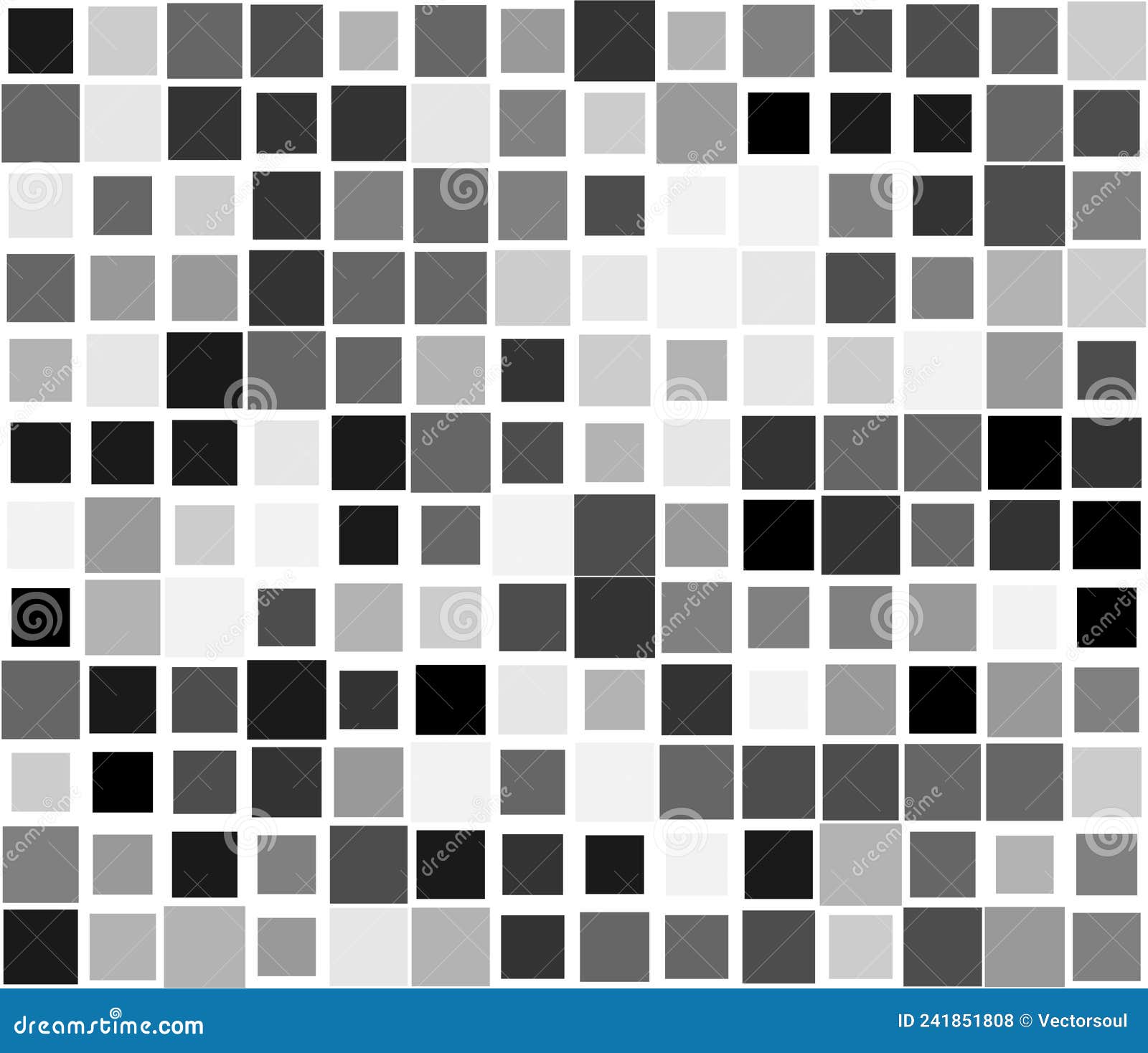 Random Mosaic Square Tiles Seamless, Repeatable Cubism Pattern, Texture ...