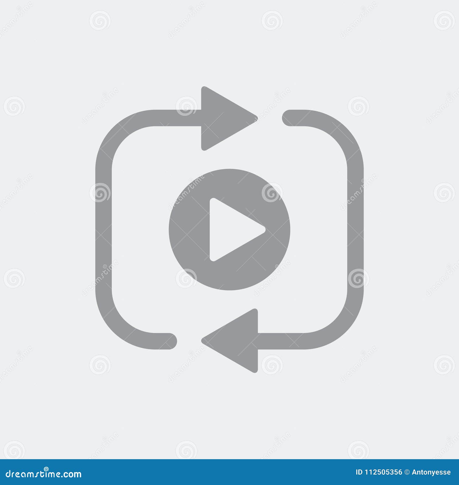 Random Play Concept. Flat, Clean, Minimal and Isolated Vector Il Stock ...