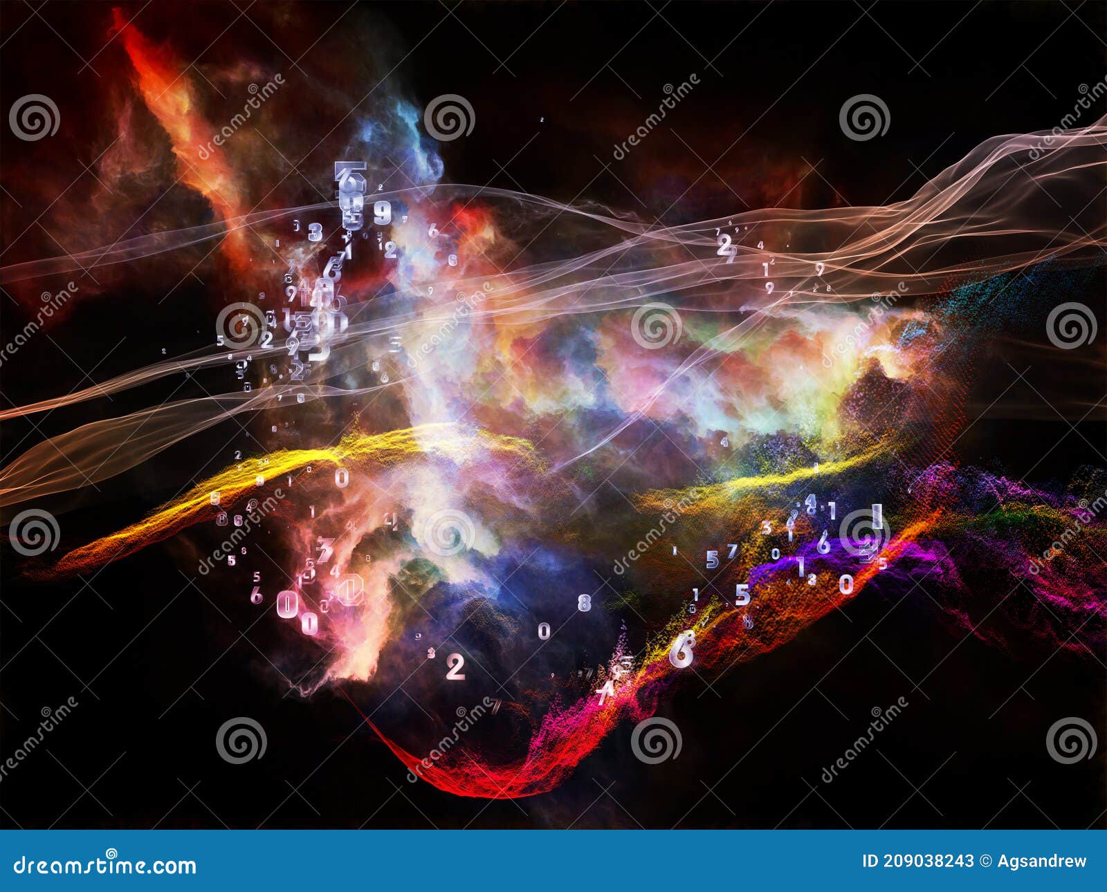 Random Number Generator stock illustration. Illustration of digit ...