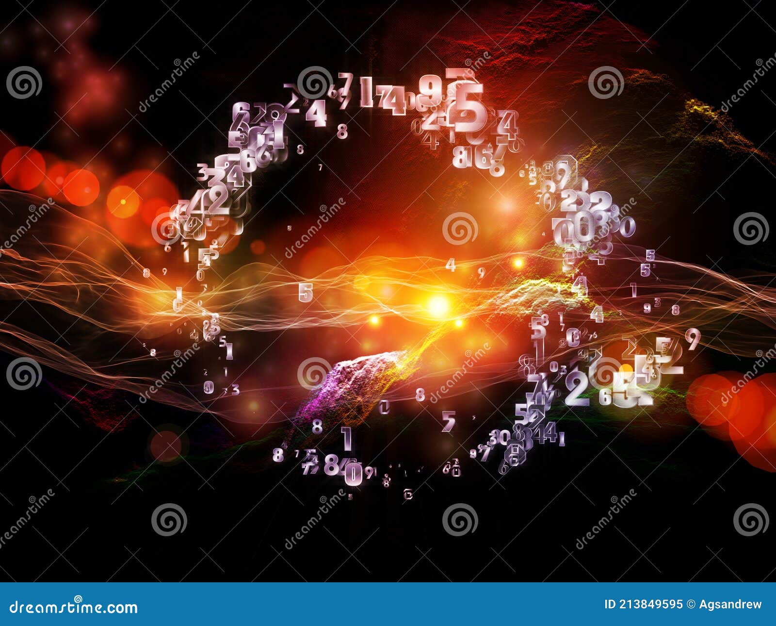 Random Number Generator stock illustration. Illustration of education ...