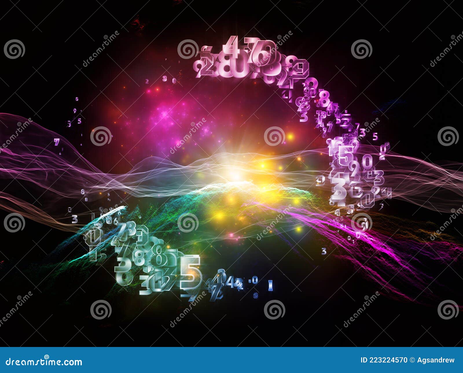 Random Number Generator stock illustration. Illustration of symbol ...