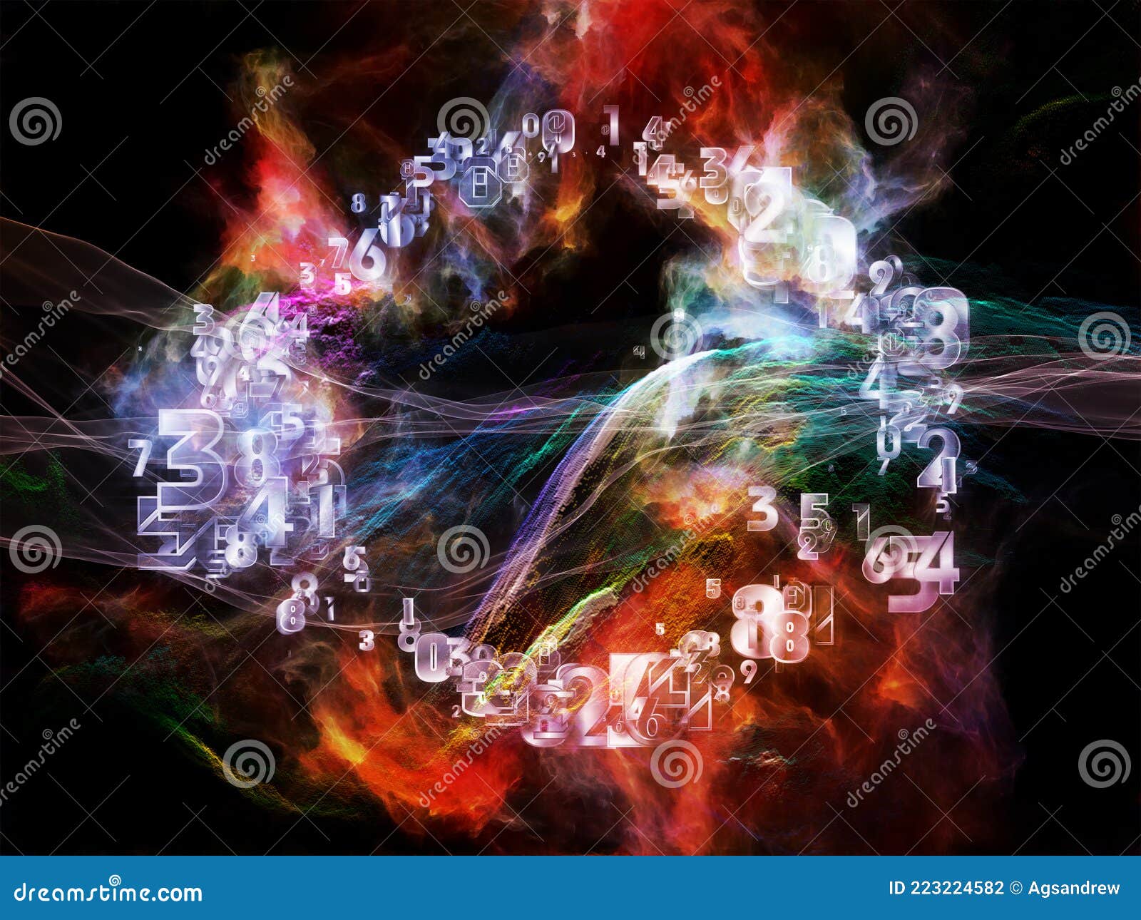 Random Number Generator stock illustration. Illustration of light ...