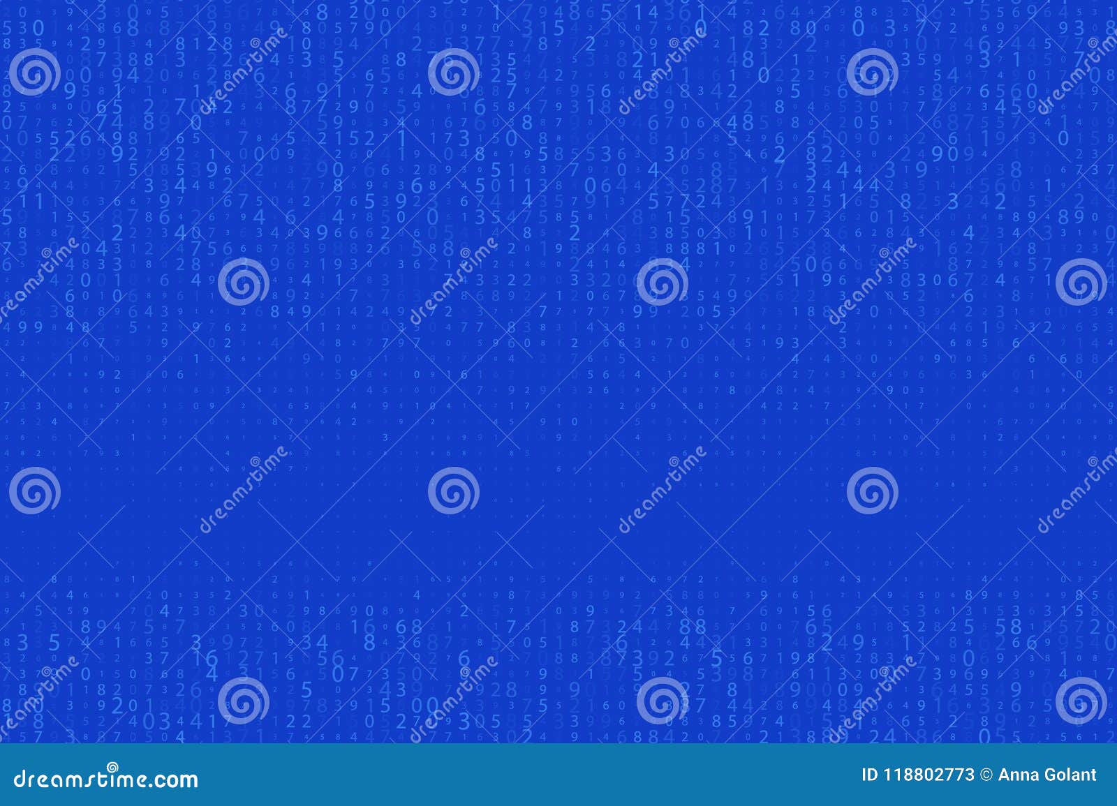 Random Numbers 0 And 1 Background In A Matrix Style Binary Code