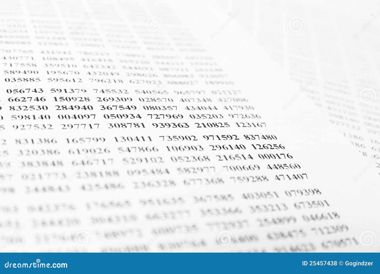 Random Numbers Stock Photo | CartoonDealer.com #124726656