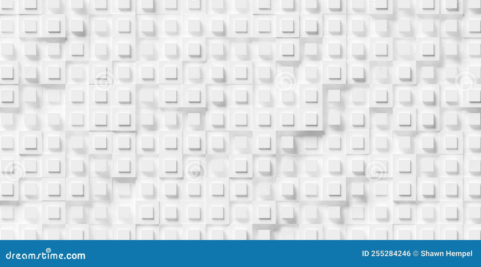 Random Inset Rounded White Cube Boxes Or Bricks Block Background ...