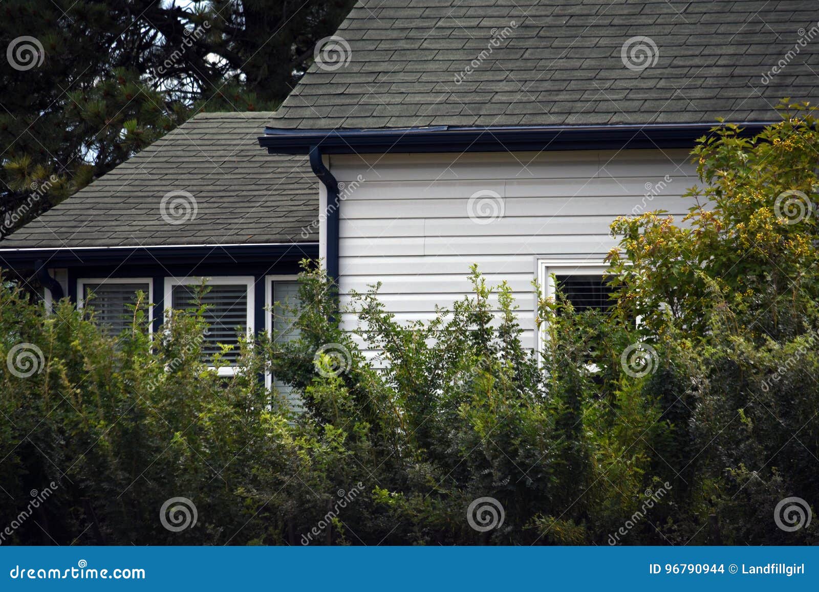 Random Old House Exterior stock photo. Image of domestic - 96790944