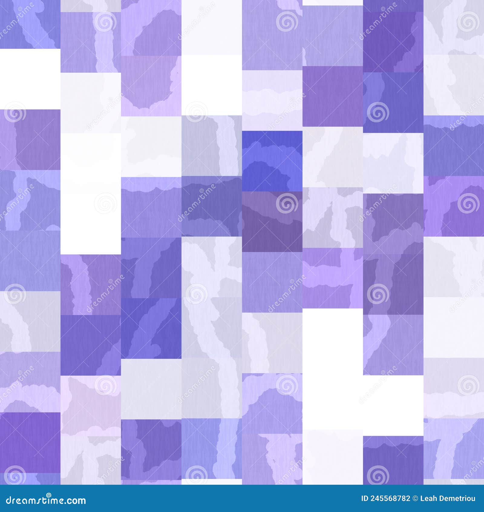 Random Patchwork Purple Mosaic Pixel Grid Seamless Pattern. Modern ...