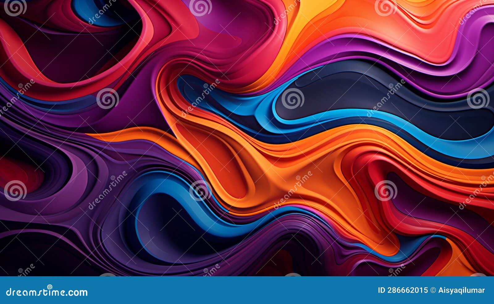 Random Pattern from Mixed Multi-colored Acrylic Paint. Stock ...