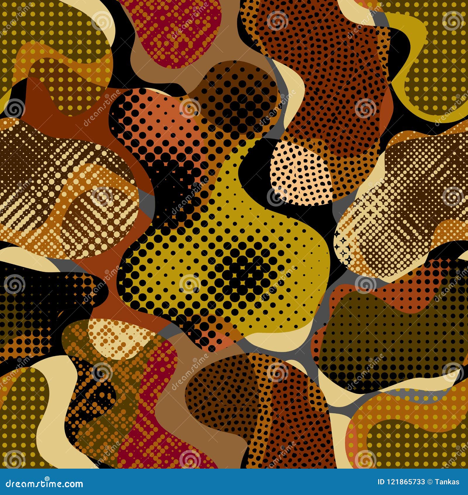 Random polka dot pattern stock vector. Illustration of colors - 121865733