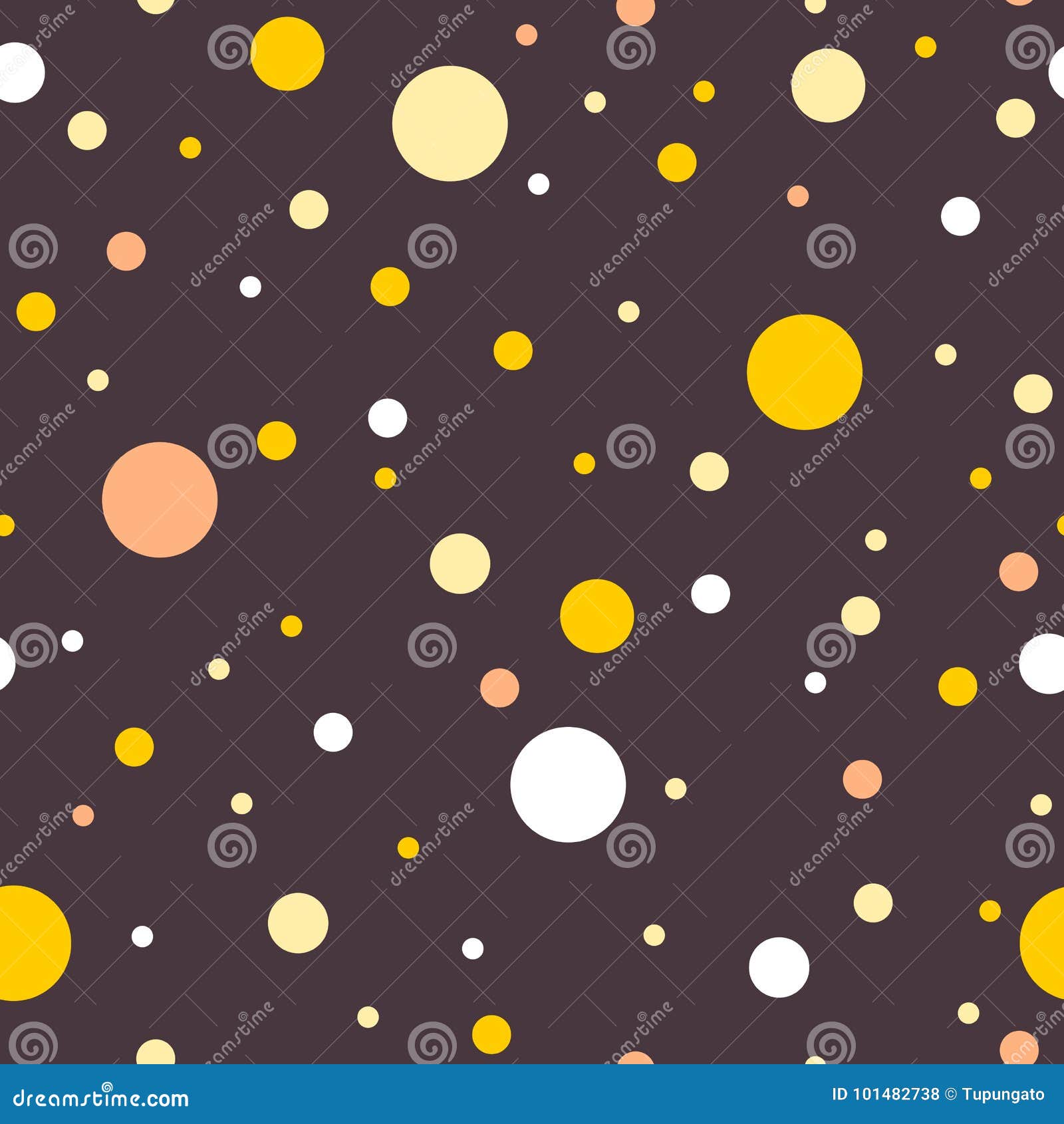 Random polka dots stock vector. Illustration of design - 101482738