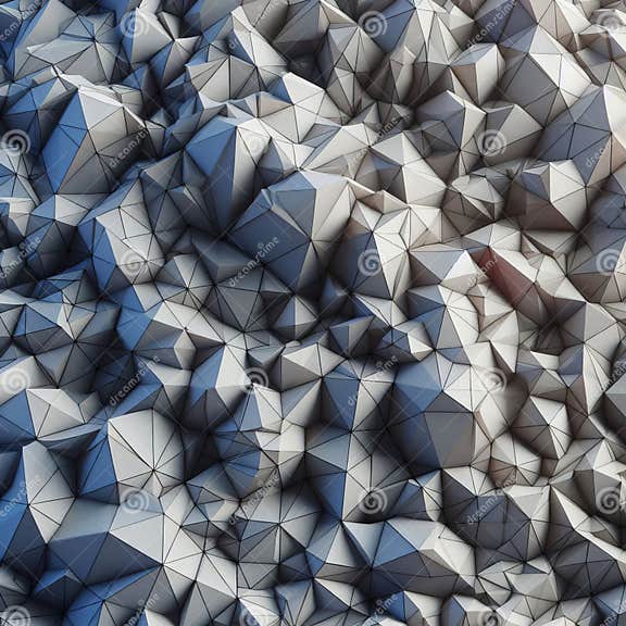 Random Polygons Irregular Polygons Distributed Across a Surface Stock ...