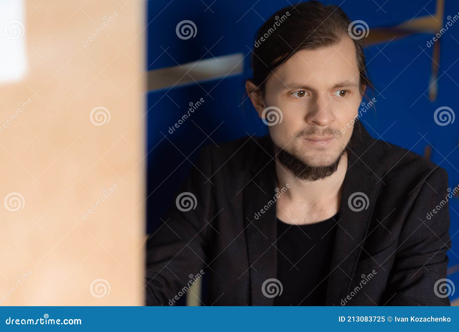 Random Portrait of a Young Man in the Office Stock Image - Image of ...