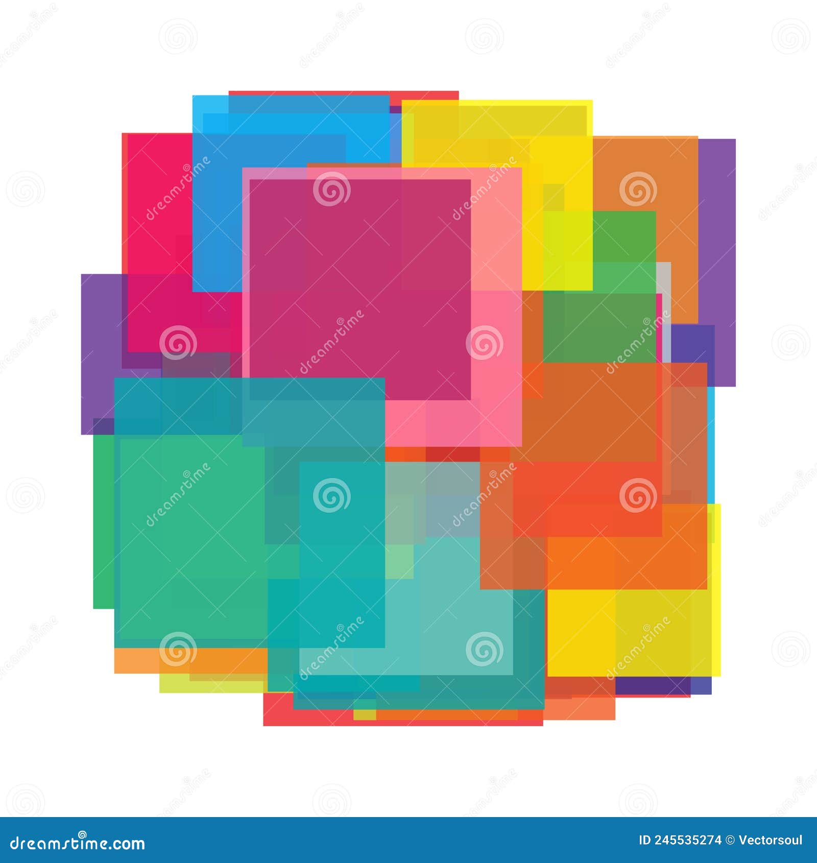 Random Rectangles Structure Vector Composition, Pattern Stock Vector ...