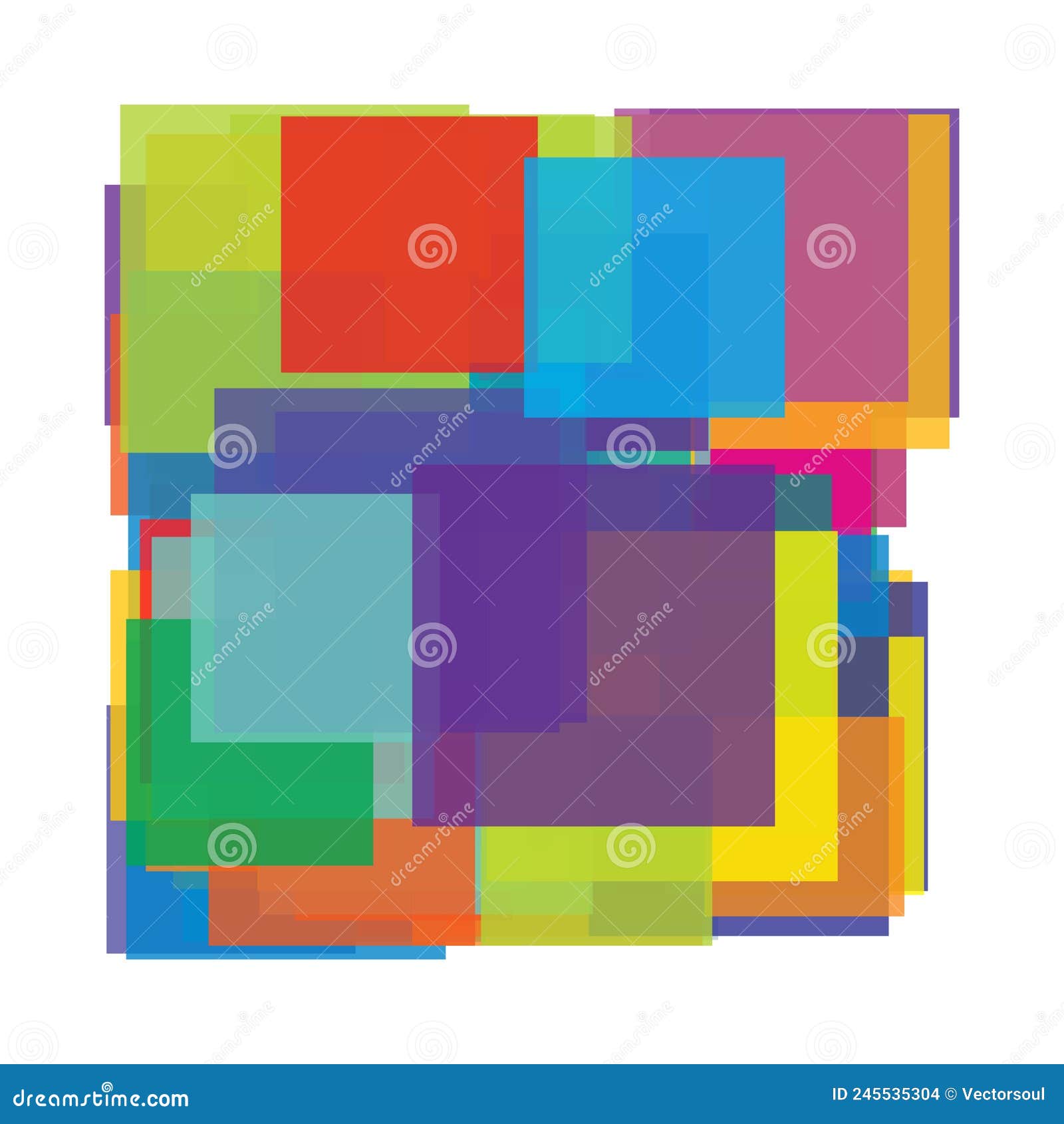 Random Rectangles Structure Vector Composition, Pattern Stock Vector ...