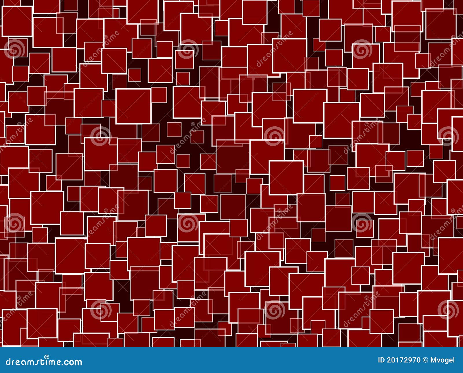 Random Red Squares Background Stock Illustration - Illustration of ...
