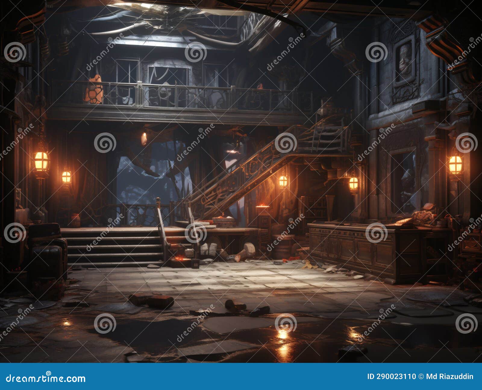 Random Room stock illustration. Illustration of transport - 290023110