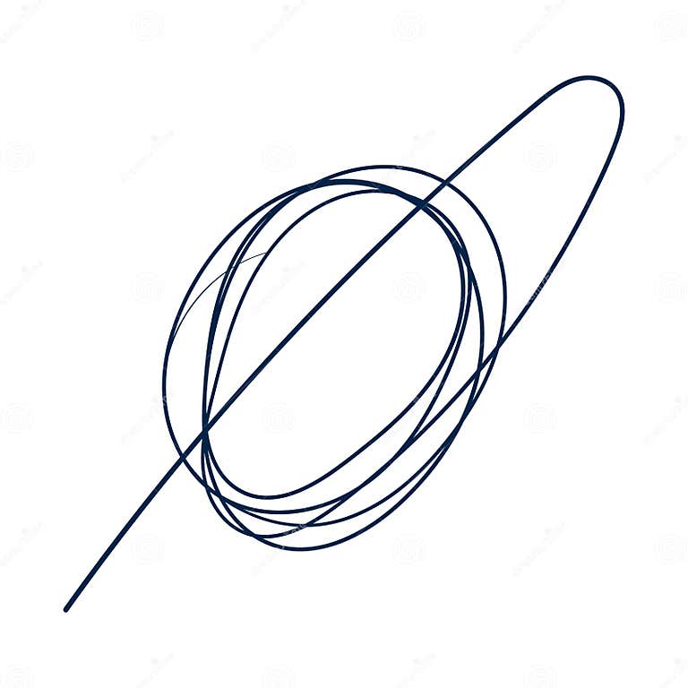 Random Scribble Vector. Random Line Scribble Drawing Vector Stock ...