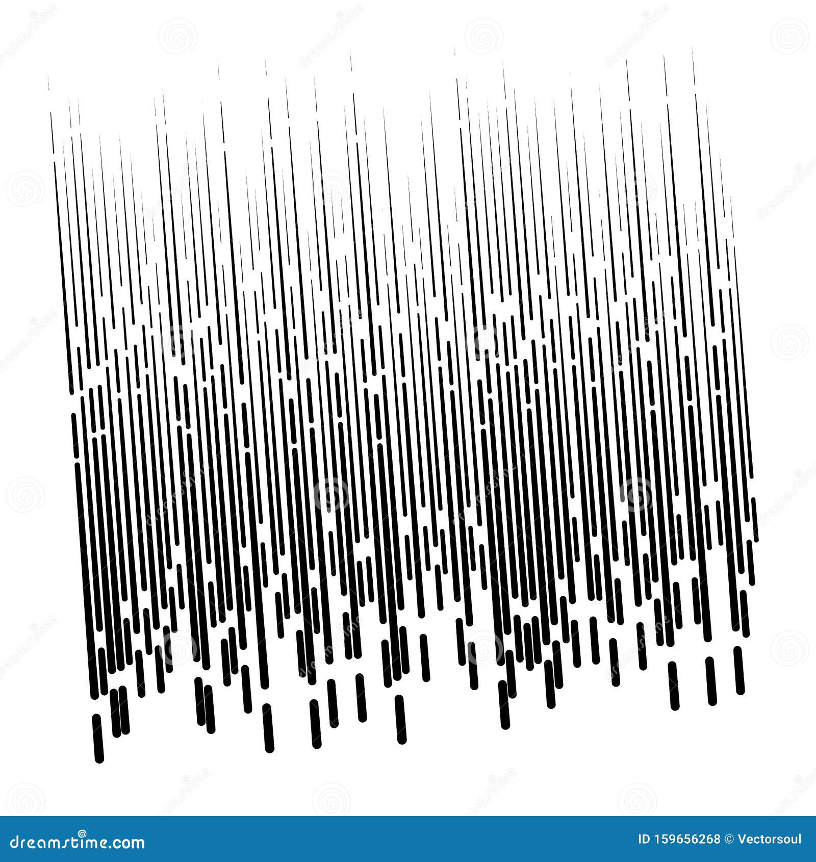 Random Segmented Lines Pattern. Dynamic Dashed, Irregular Stripes Stock ...