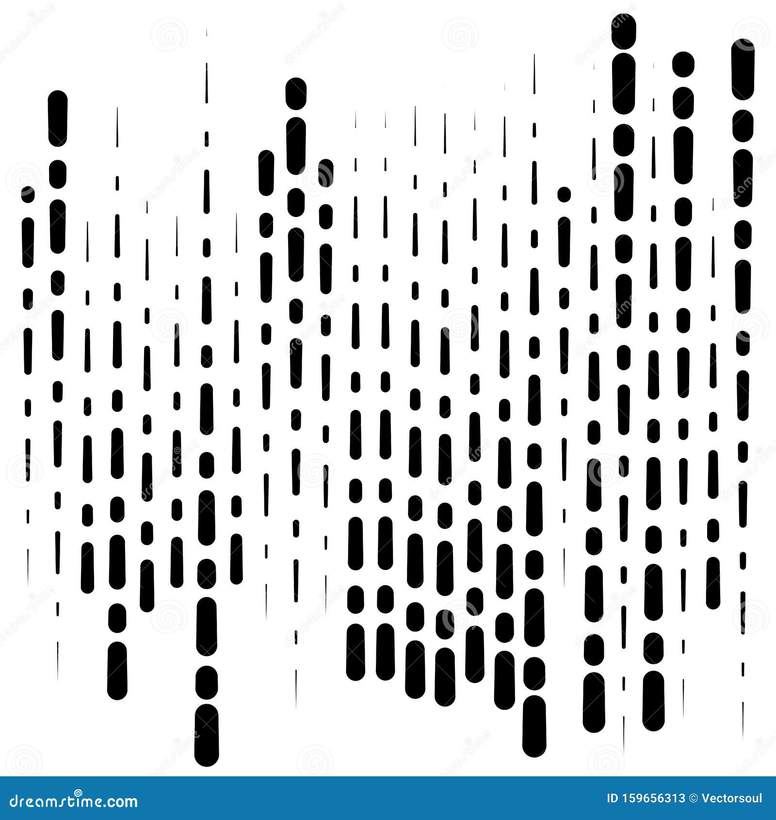 Random Segmented Lines Pattern. Dynamic Dashed, Irregular Stripes Stock ...
