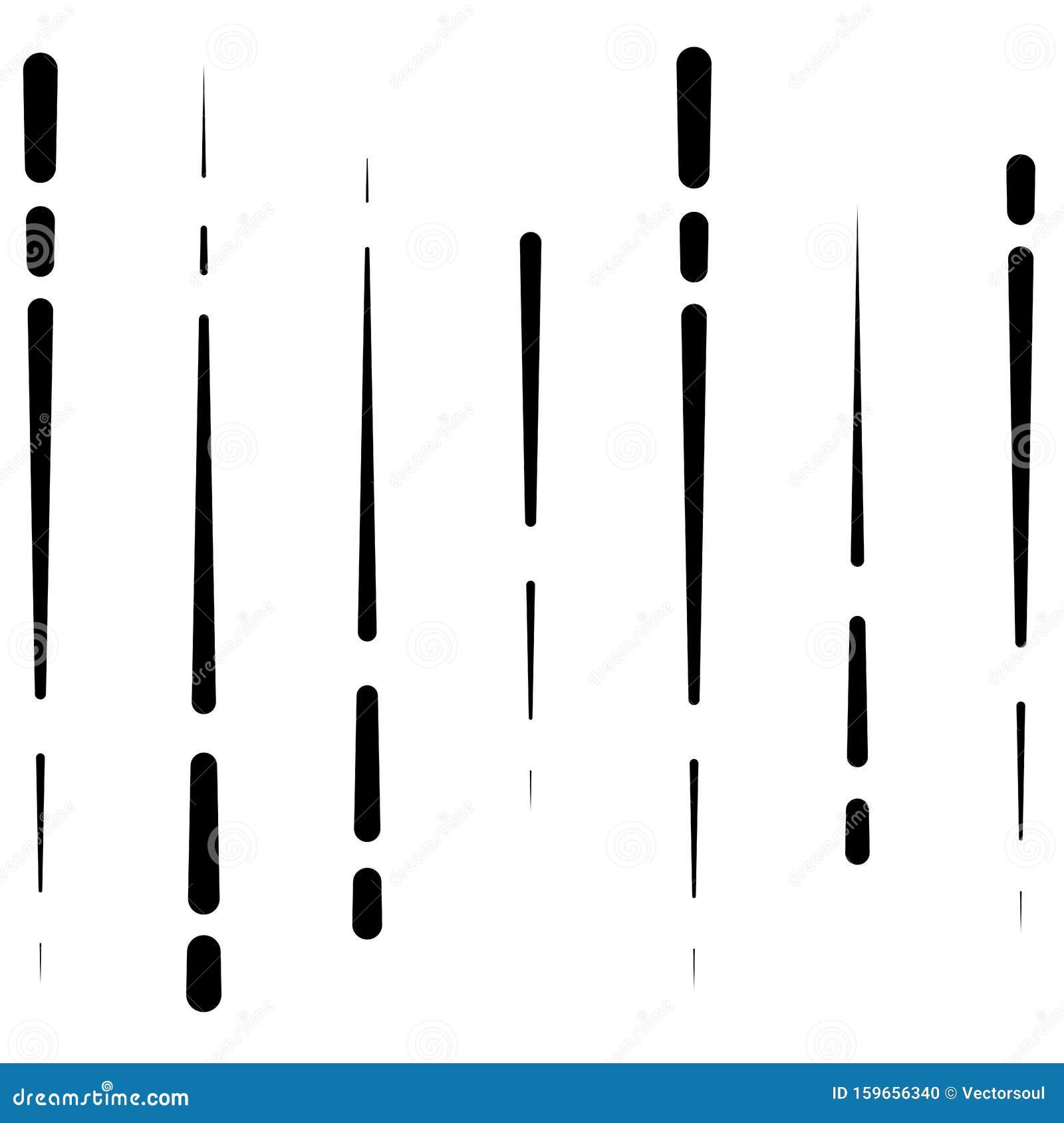 Random Segmented Lines Pattern. Dynamic Dashed, Irregular Stripes Stock ...