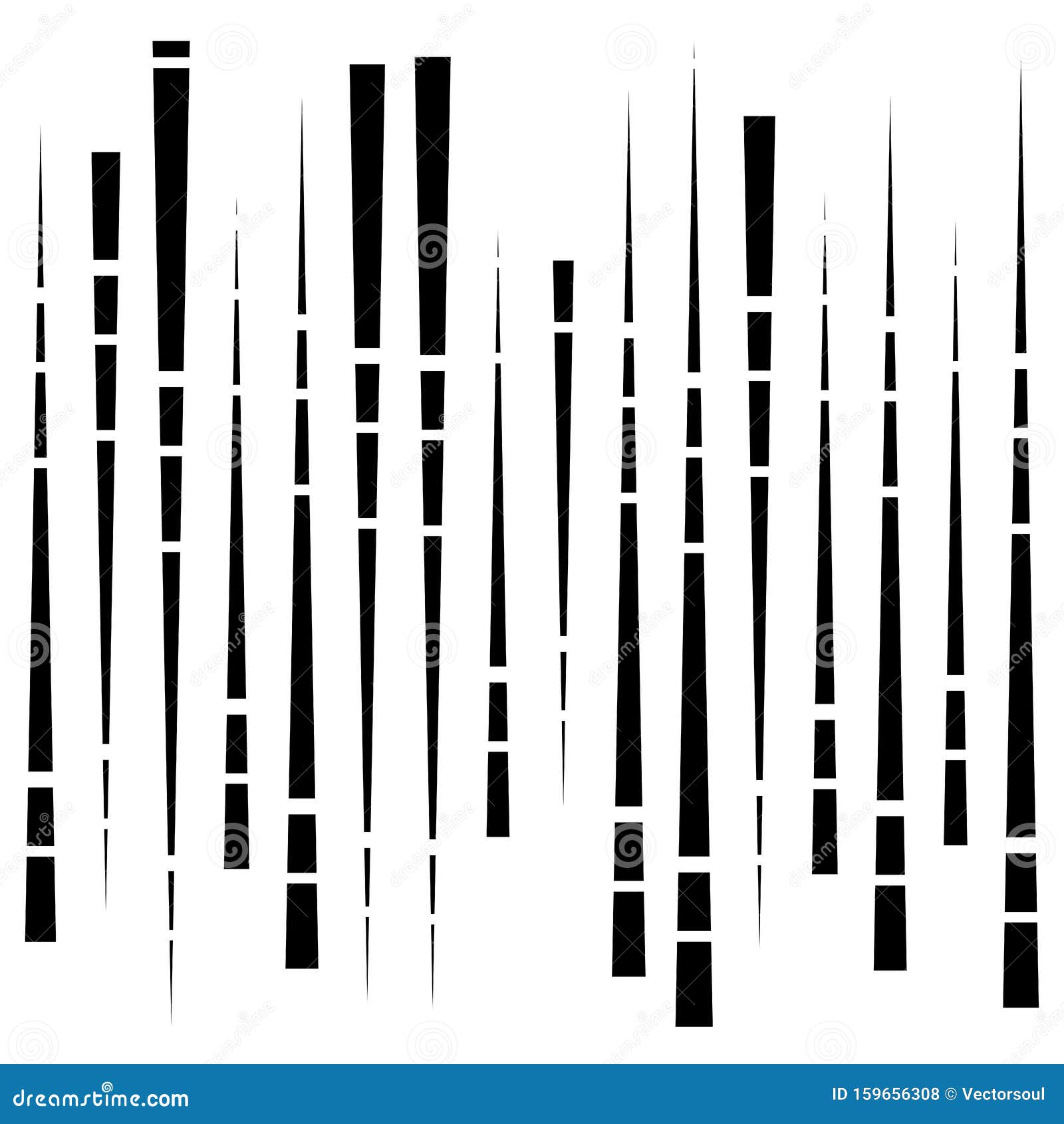 Random Segmented Lines Pattern. Dynamic Dashed, Irregular Stripes Stock ...