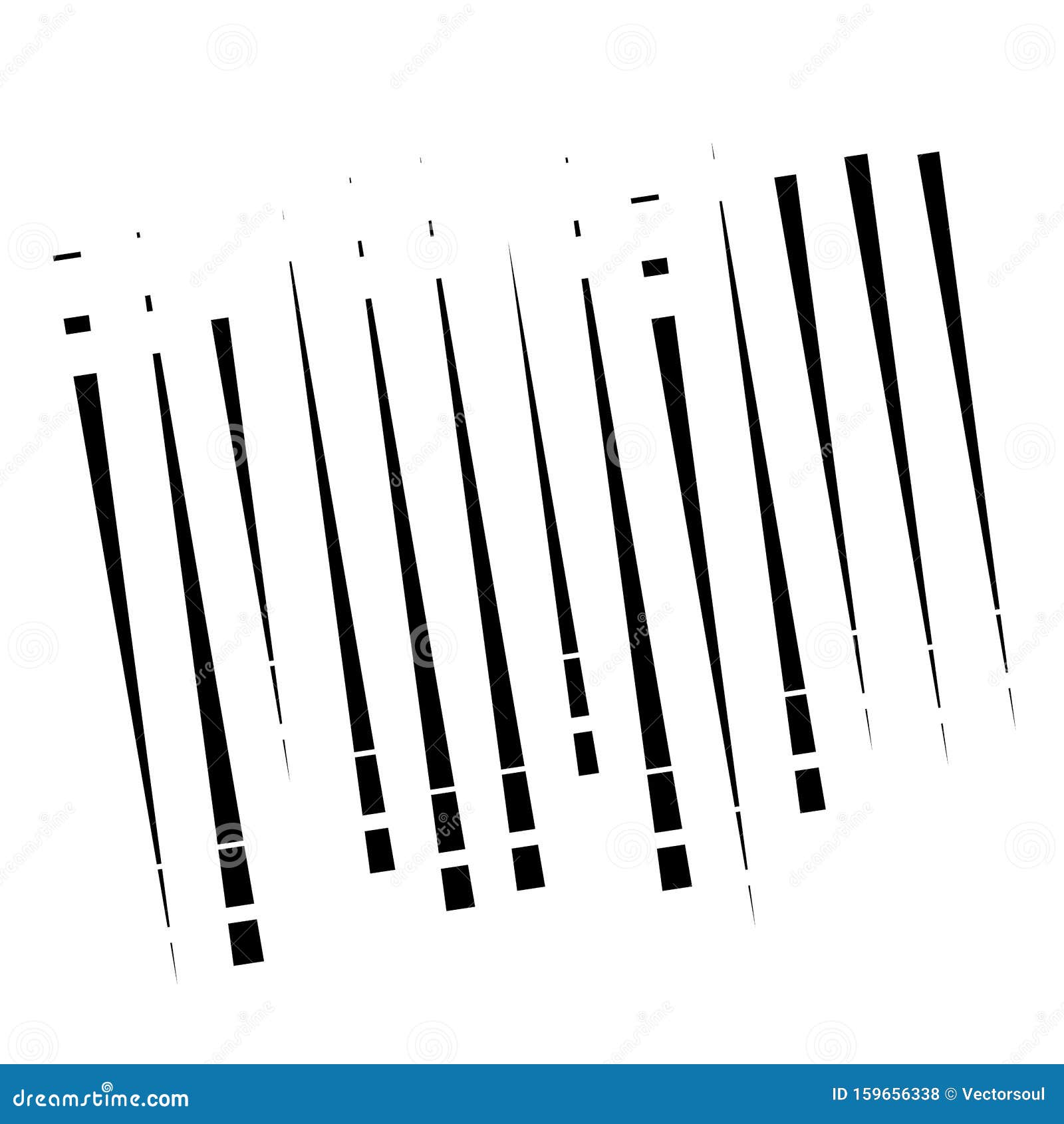 Random Segmented Lines Pattern. Dynamic Dashed, Irregular Stripes Stock ...