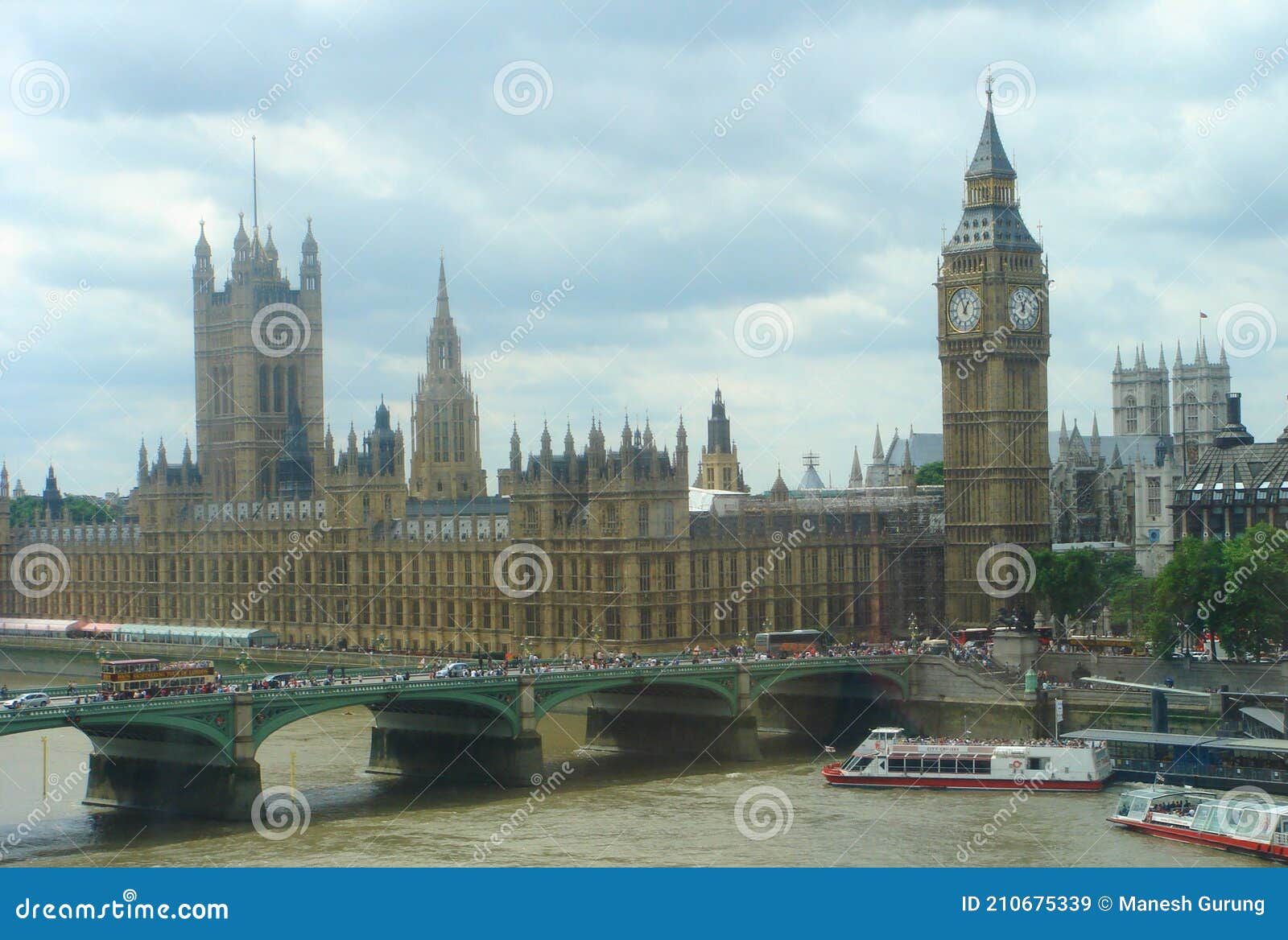 Big Ben stock image. Image of skyscraper, river, building - 210675339