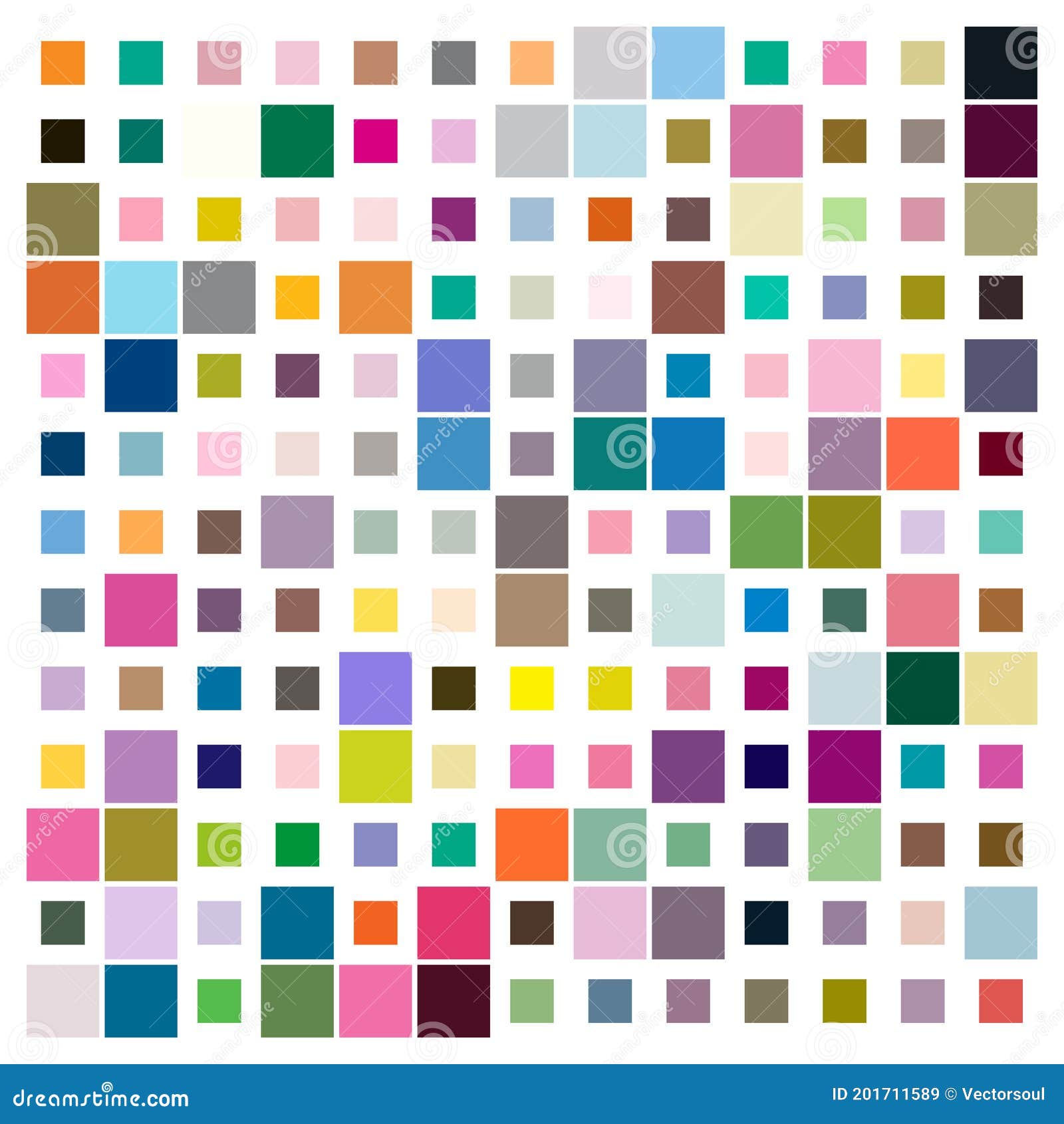 Random Size Squares Vector Illustration. Squares Design Element, Square ...