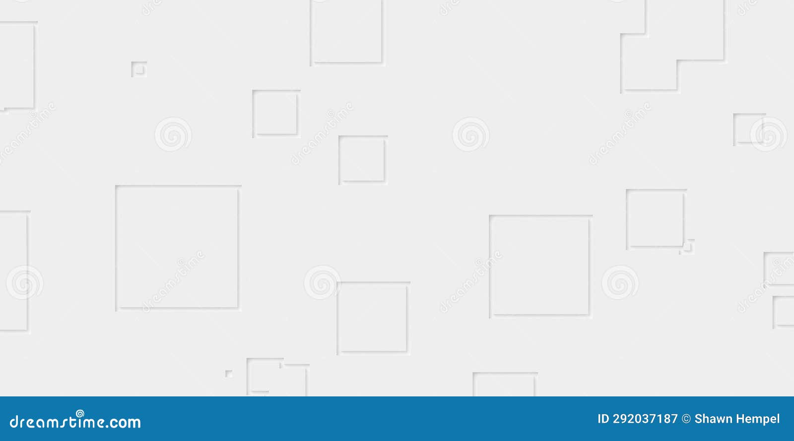 Random Sized Large White Inset Rings Or Drops Geometry Objects ...