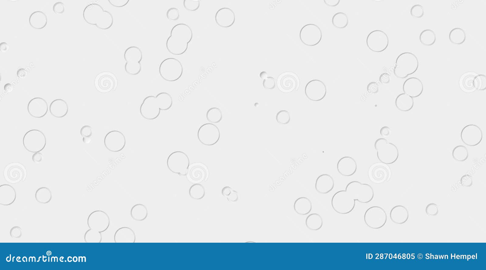 Random Sized Large White Inset Circles Or Cylinders Geometry Objects ...