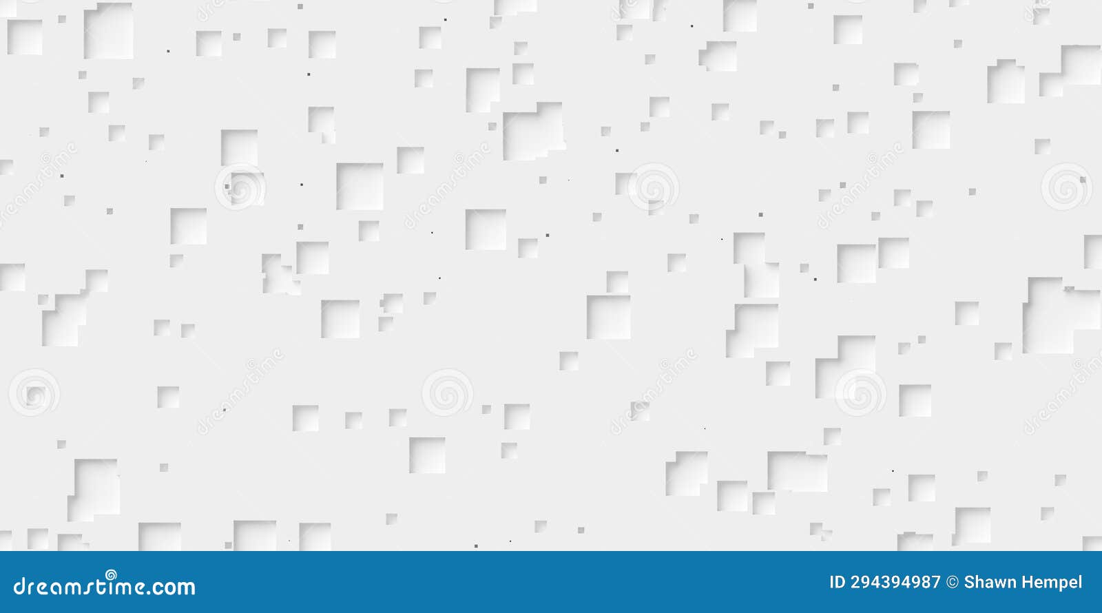 Random Sized Large White Inset Rings Or Drops Geometry Objects ...