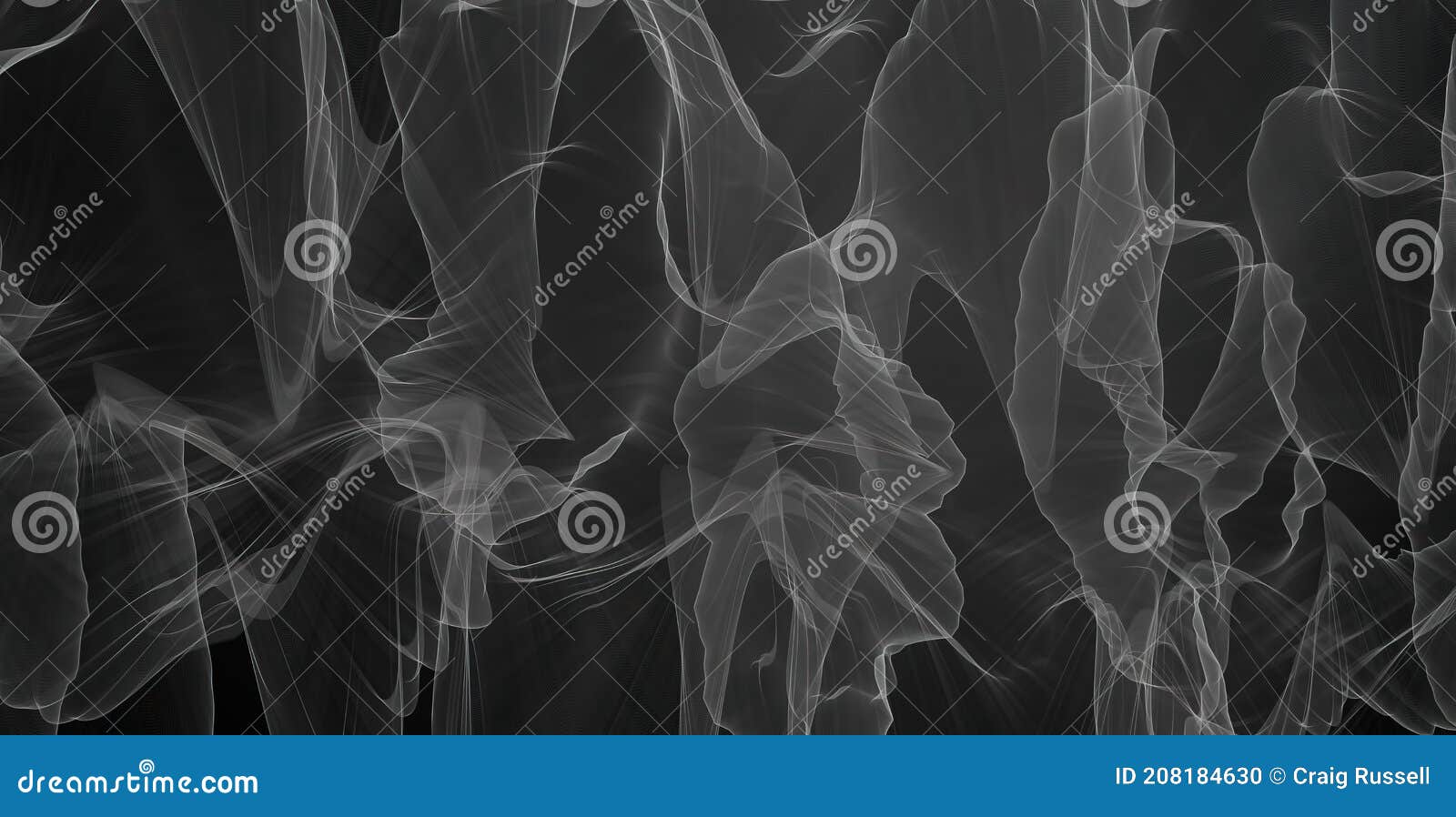 Random Smoke Effect Full Image Pattern Stock Illustration ...