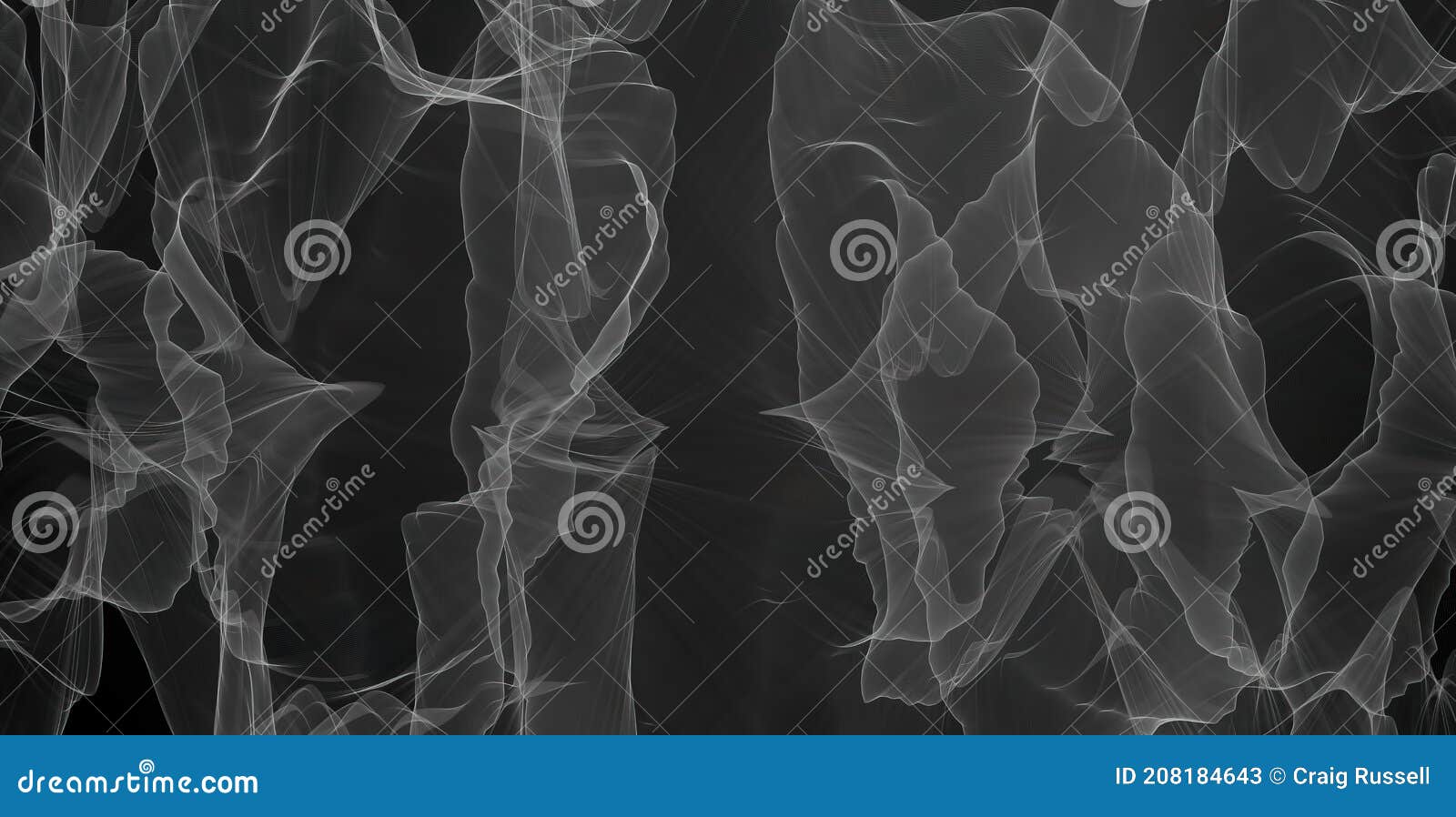 Random Smoke Effect Full Image Pattern Stock Illustration ...