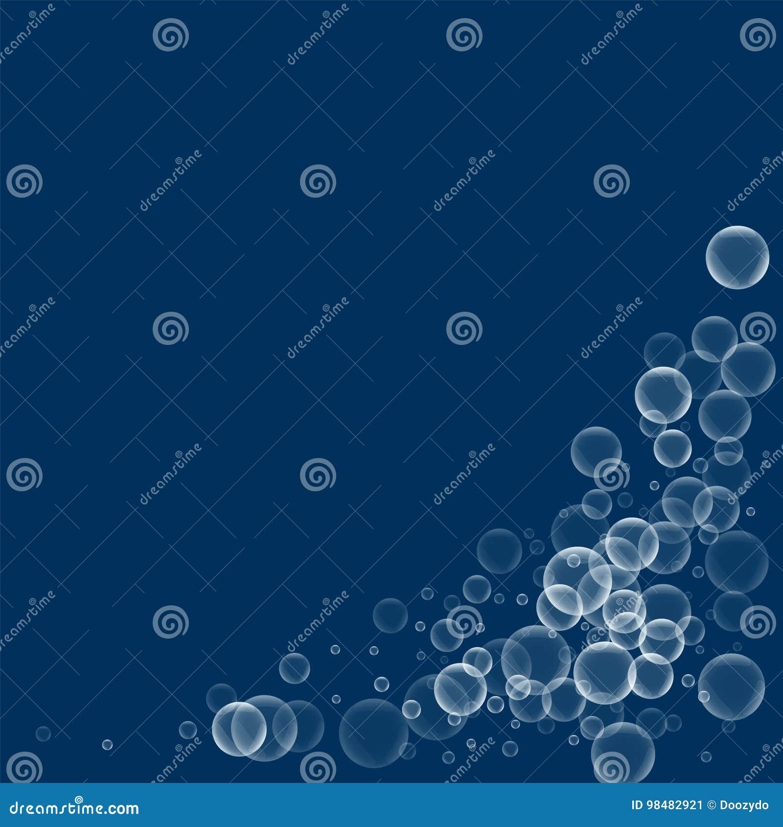 Random soap bubbles. stock vector. Illustration of messy - 98482921