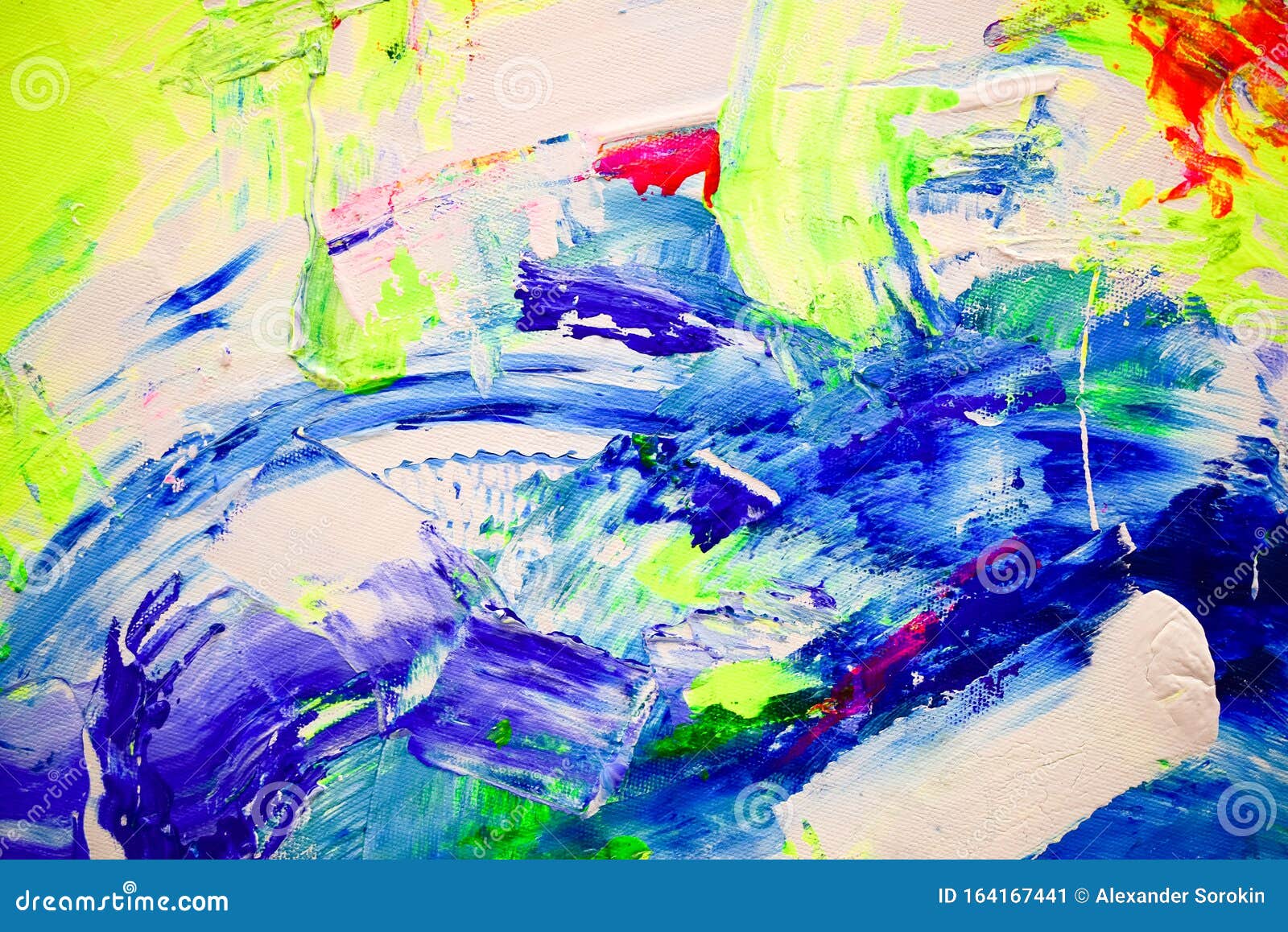 Random Spills of Paints of Different Colors Stock Image - Image of ...