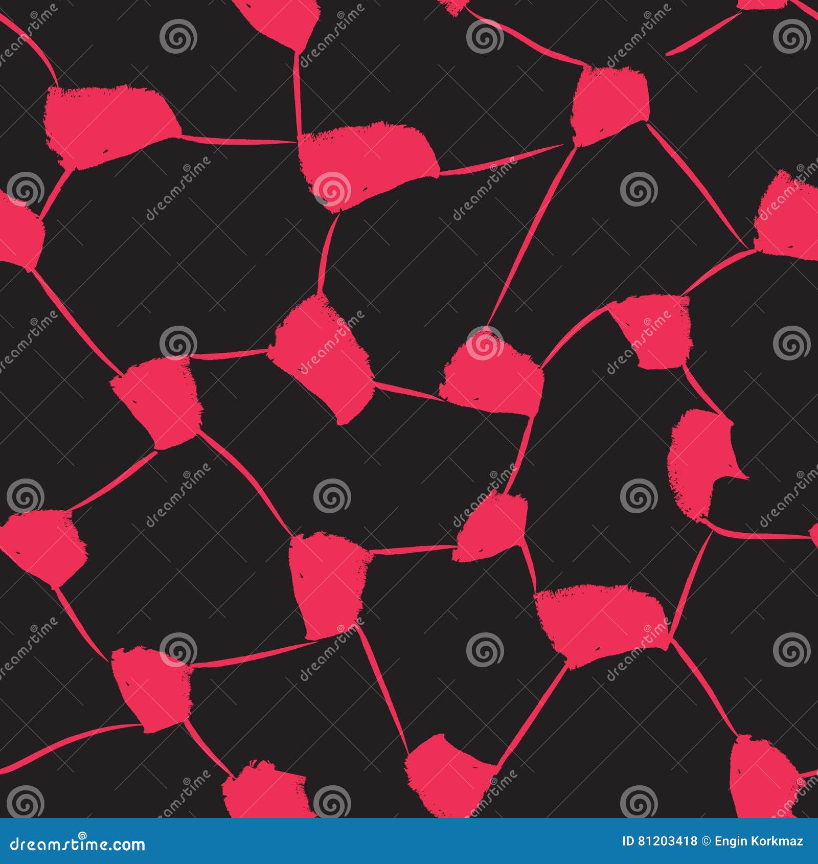 Random Spots Grid Seamless Pattern Stock Vector - Illustration of ...