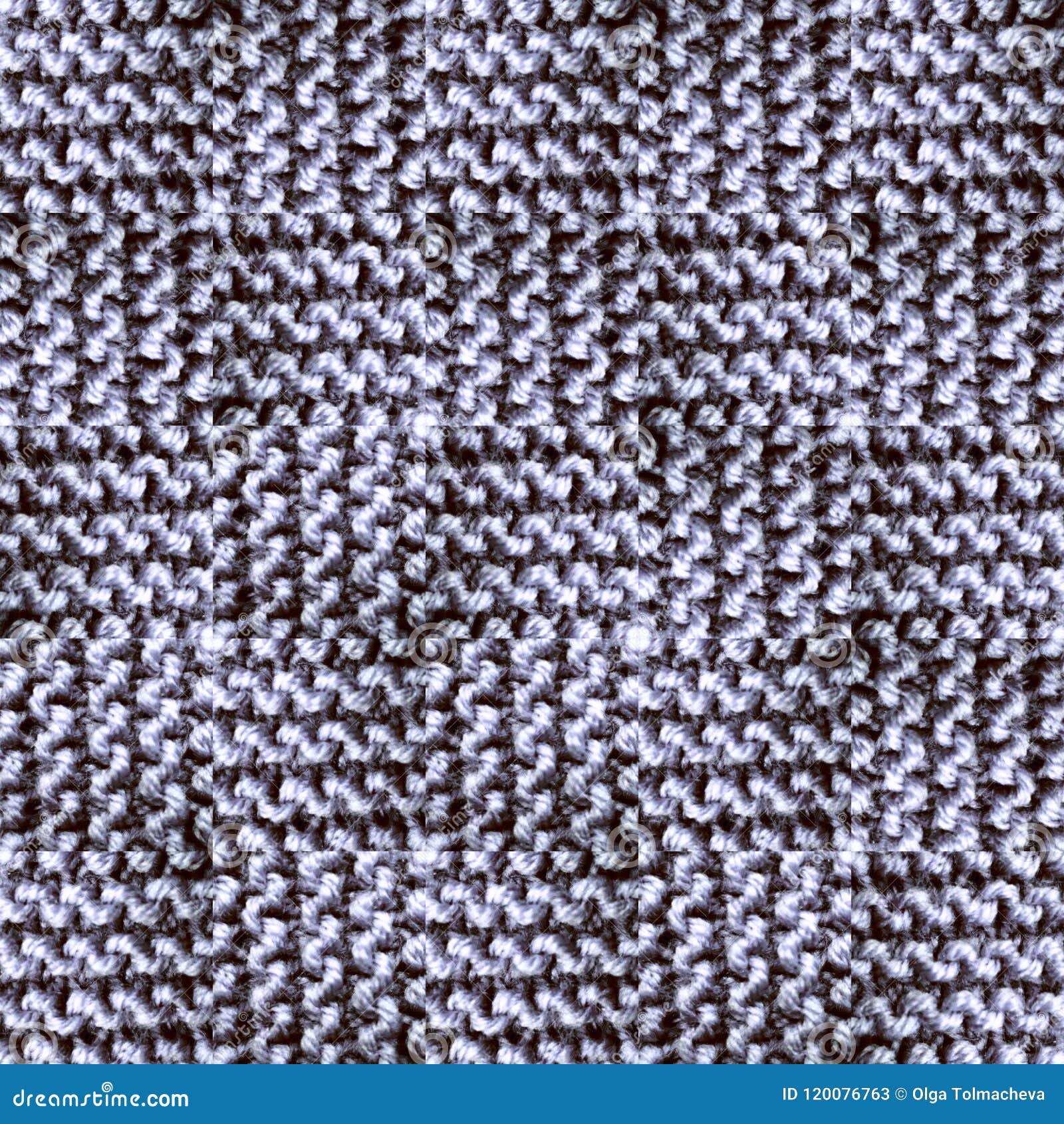 Random Square Pattern of Fragments of Knitted Fabric Stock Image ...