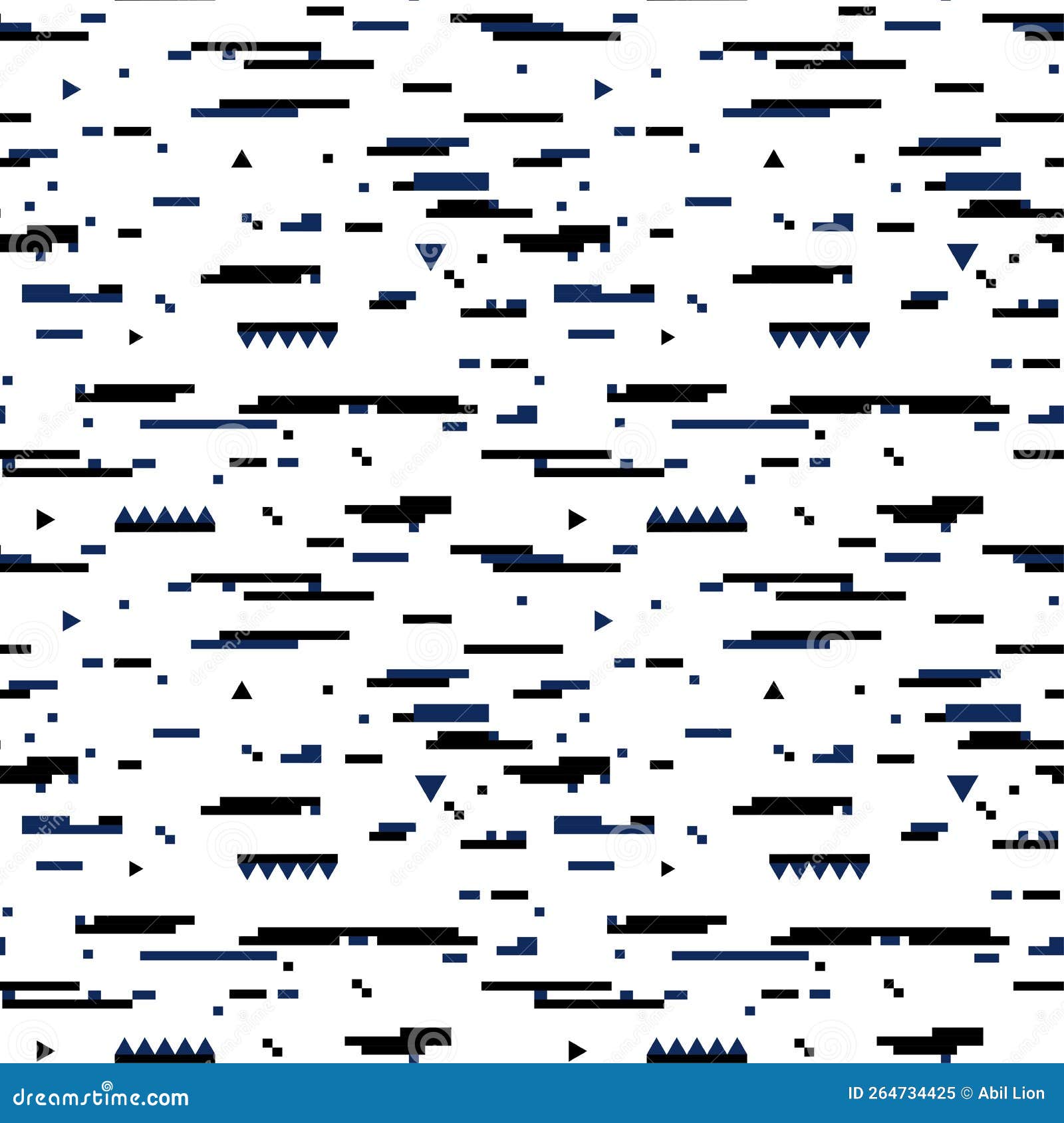 Random Square Pixel Pattern Vector Illustration . Stock Vector ...