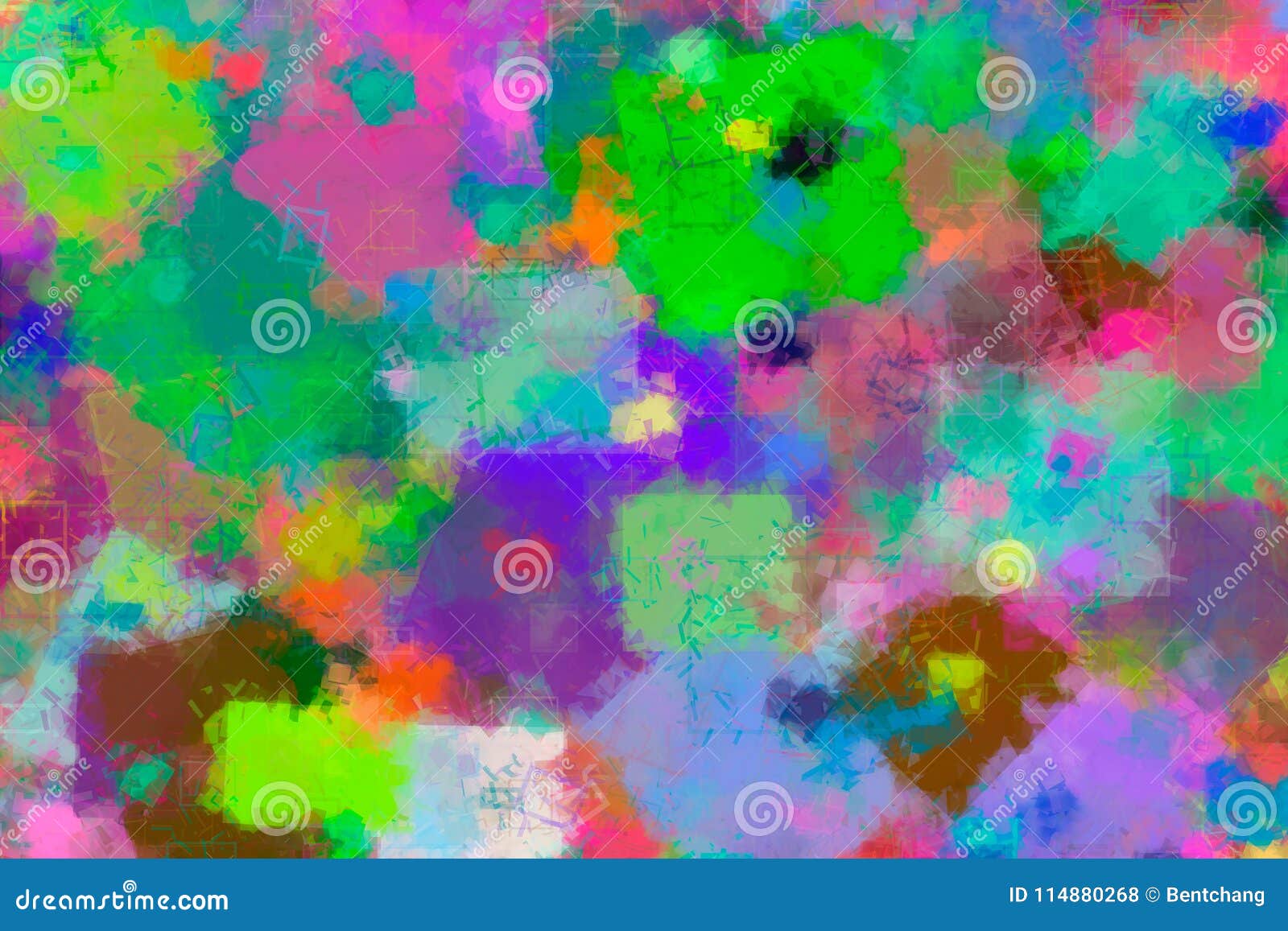 Random Square & Rectangle Shape, Digital Generative Art for Web Page ...