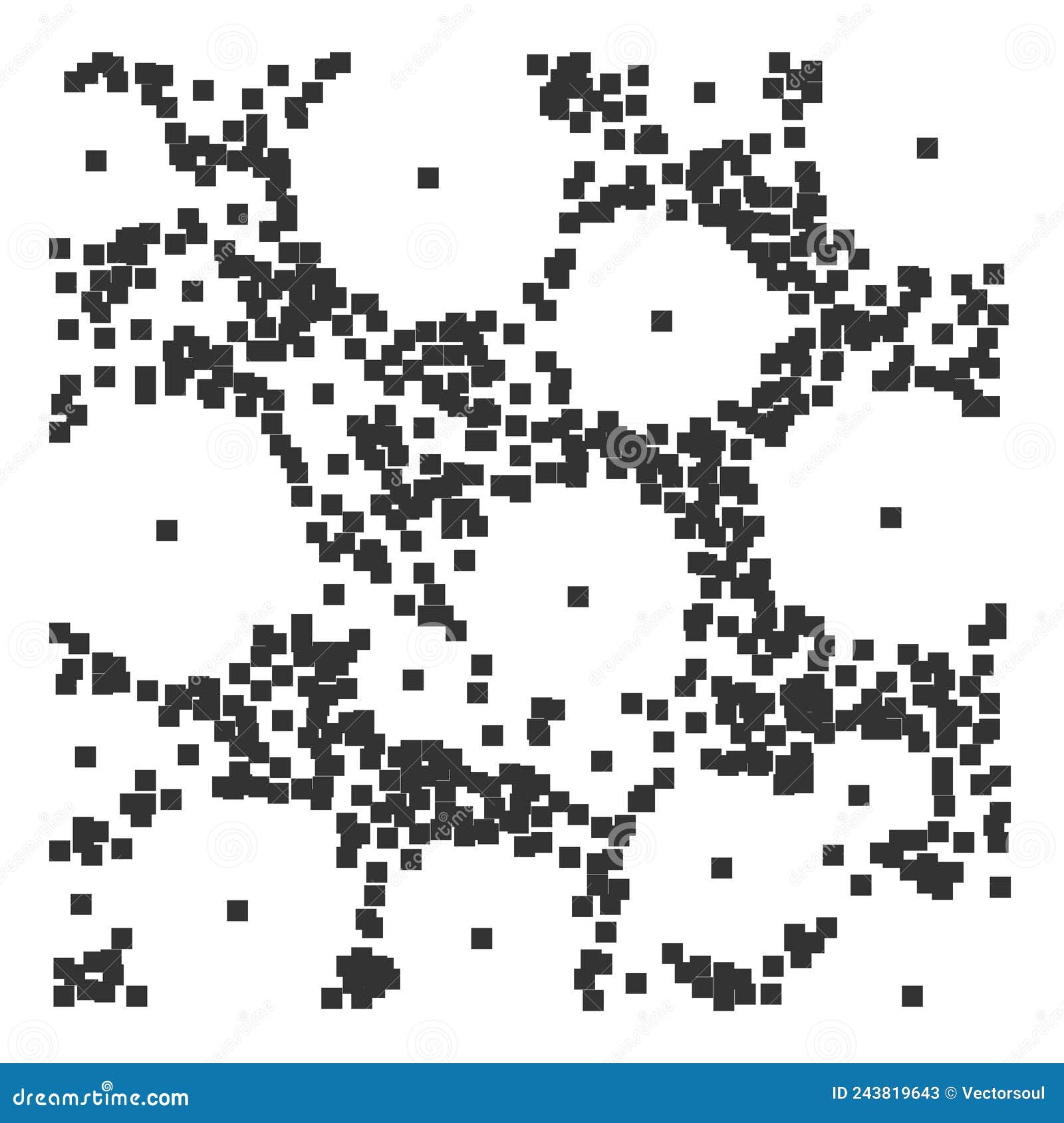 Random Squares Vector Pattern, Texture Stock Vector - Illustration of ...
